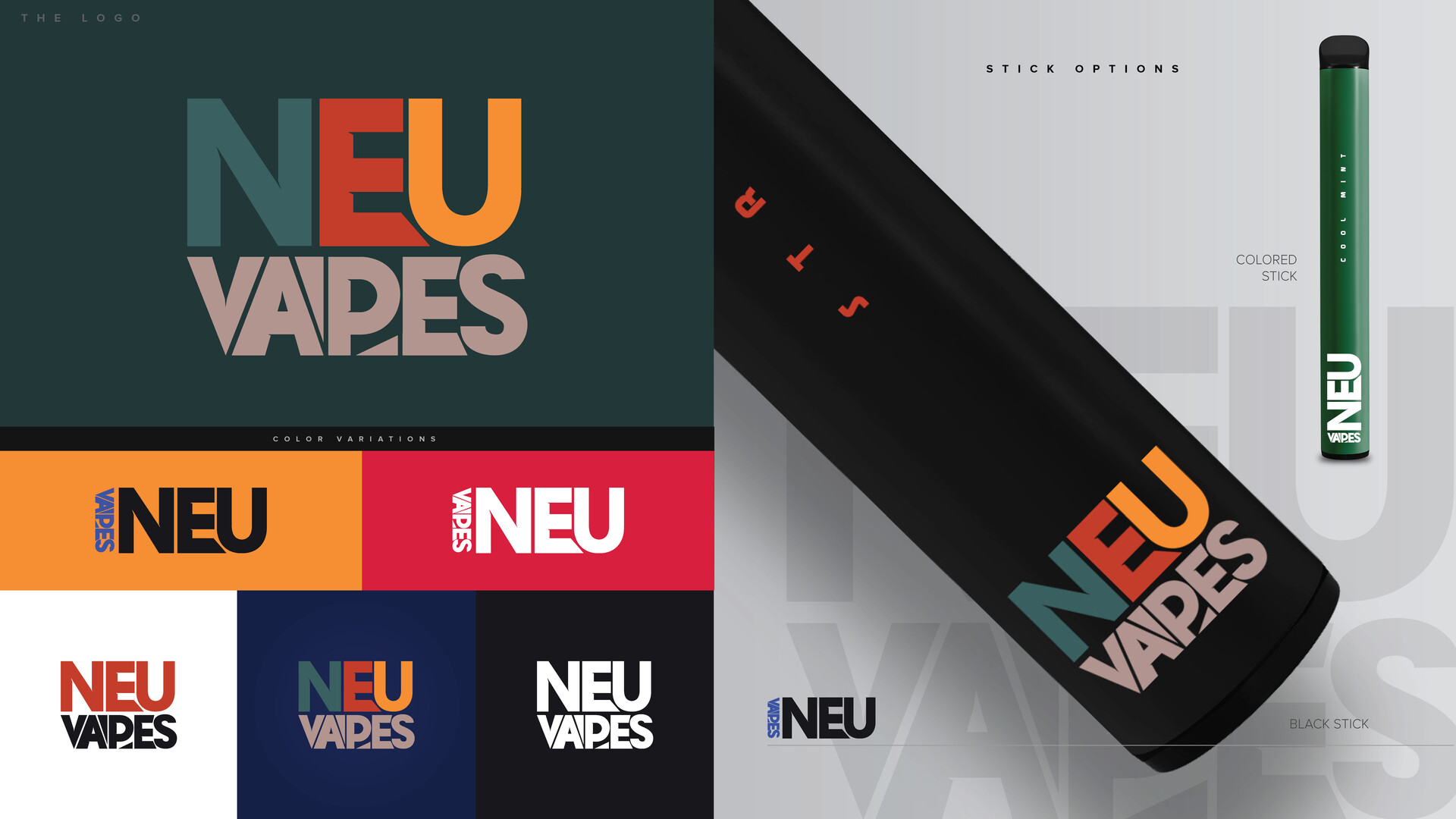 ArtStation - LIT & NEU Vapes | Logo Design - Product Design - Look & Feel
