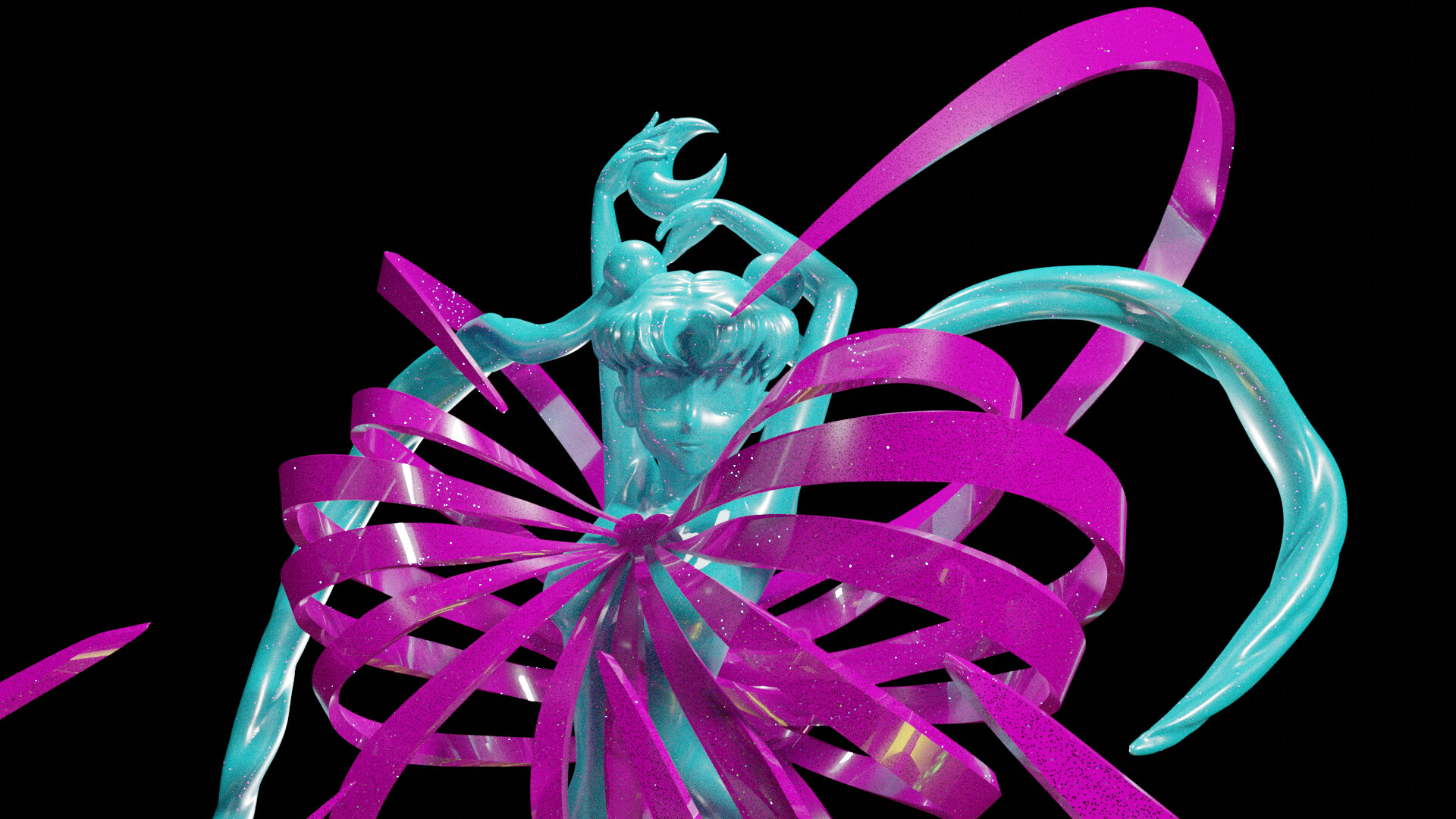 ArtStation - Sailor Moon transformation