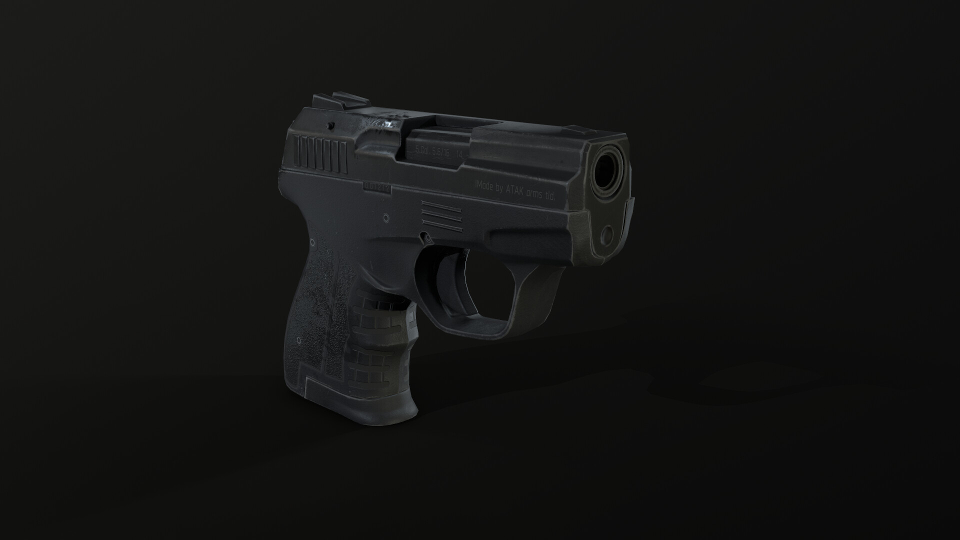 ArtStation - Stalker gun. Training model