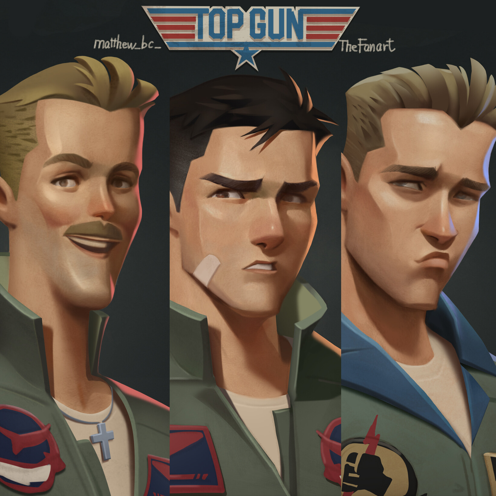 ArtStation - Top Gun (1986) fanart