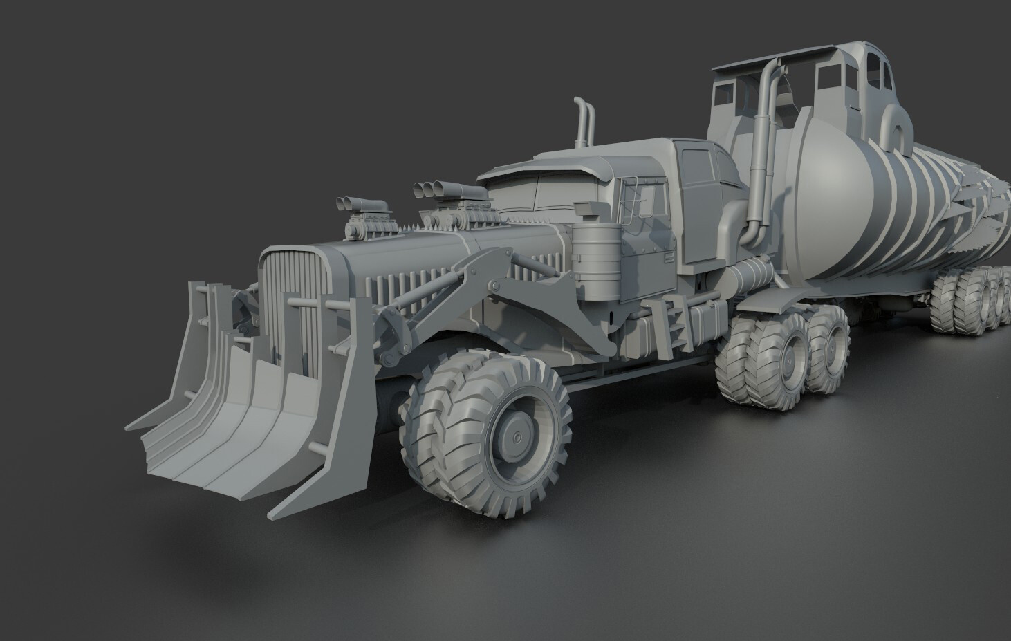 ArtStation - War Rig (work in progress)