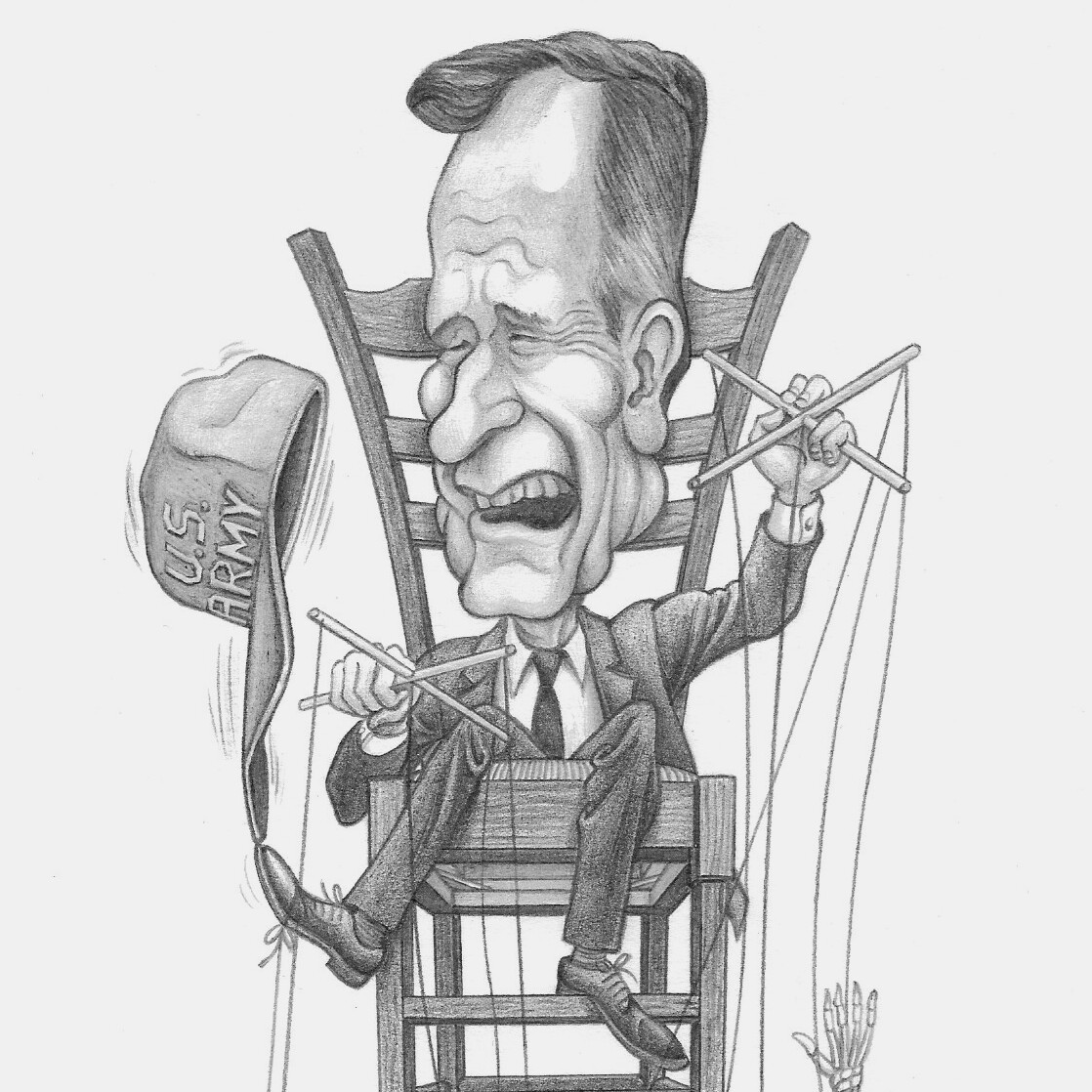 ArtStation - George Bush Sr. caricature