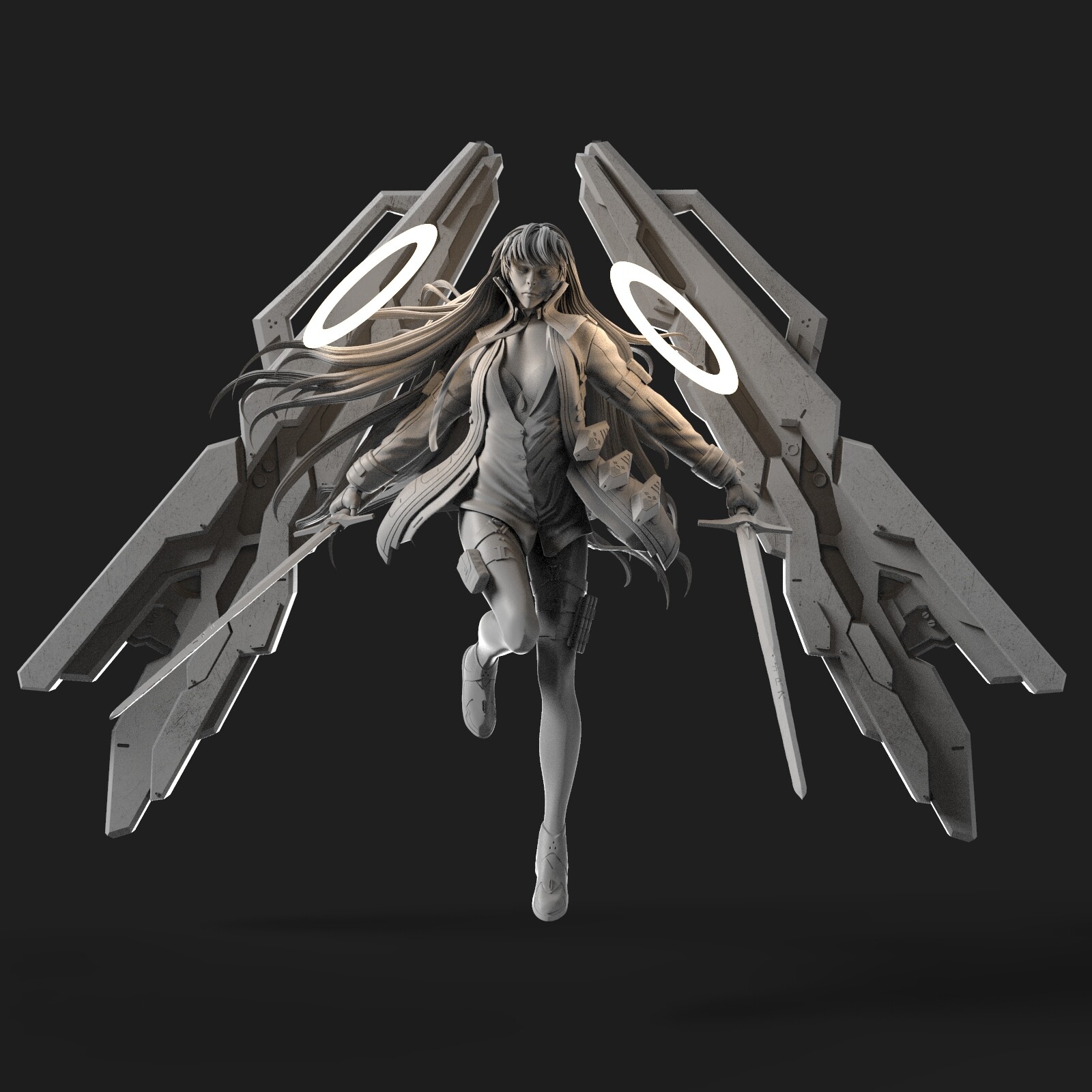 ArtStation - Cyber Angel