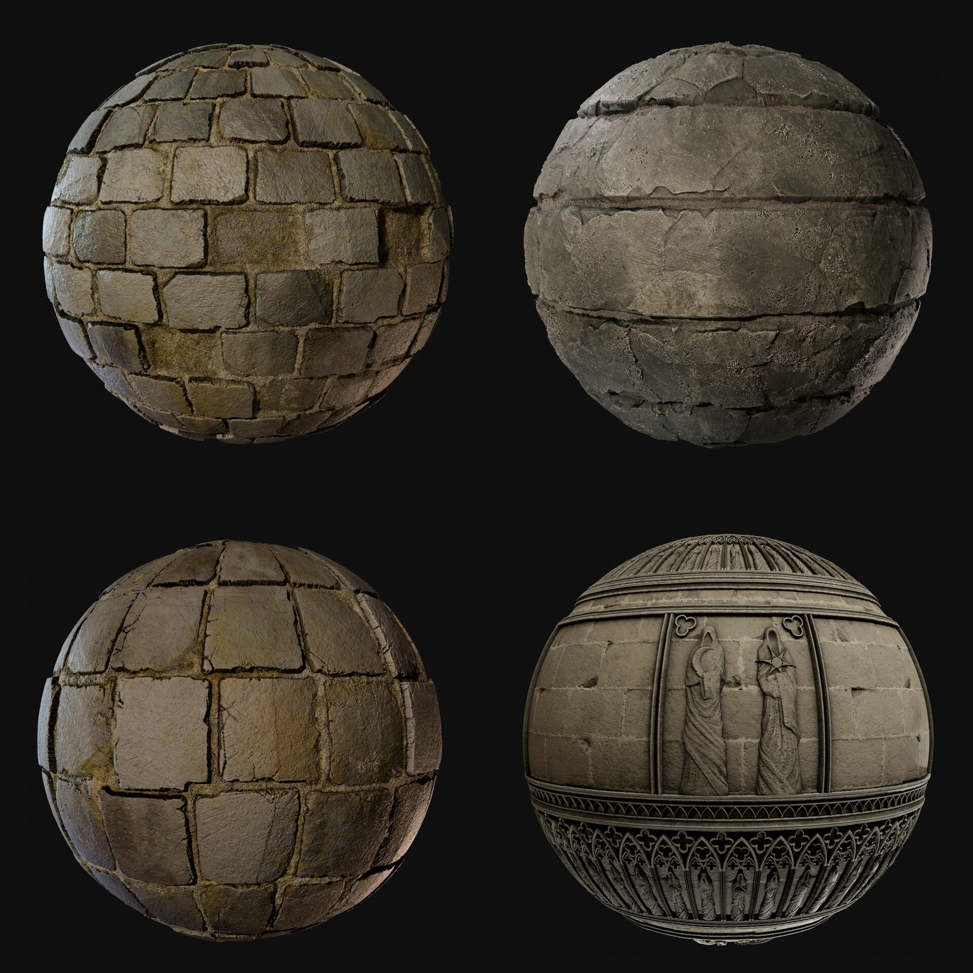 ArtStation - Stone Materials