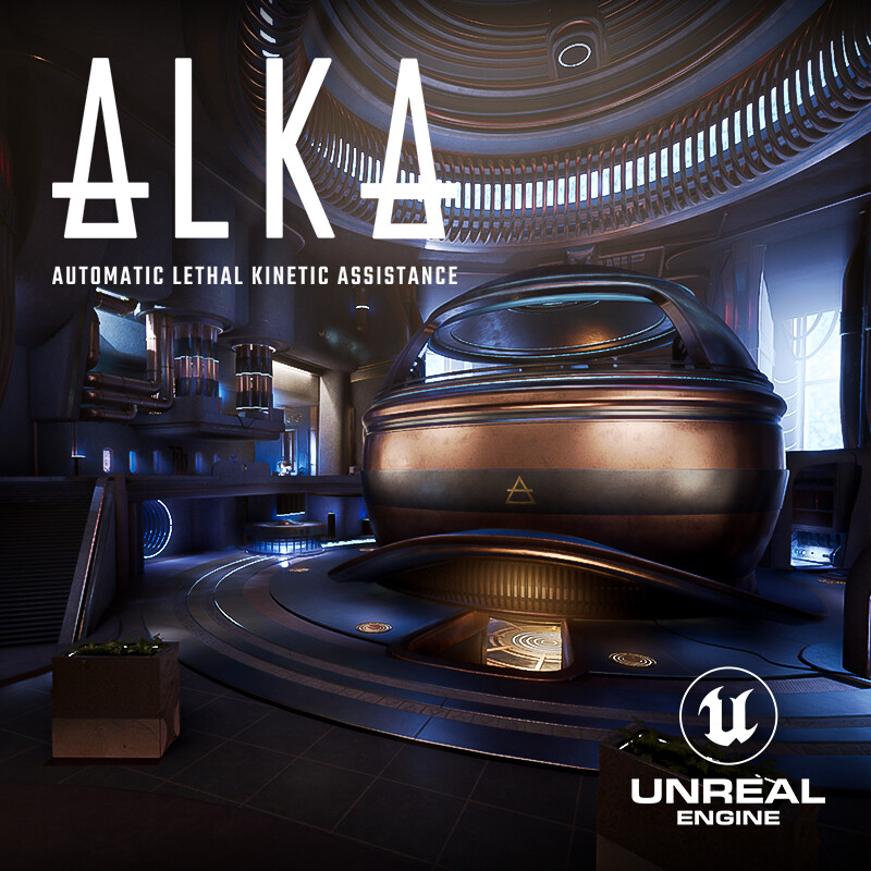 ArtStation - ALKA | Cryo Chamber | Lighting & Level Art