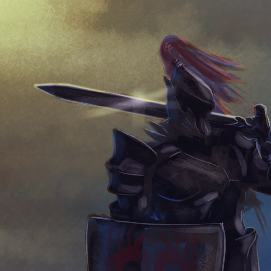 ArtStation - Knight at night