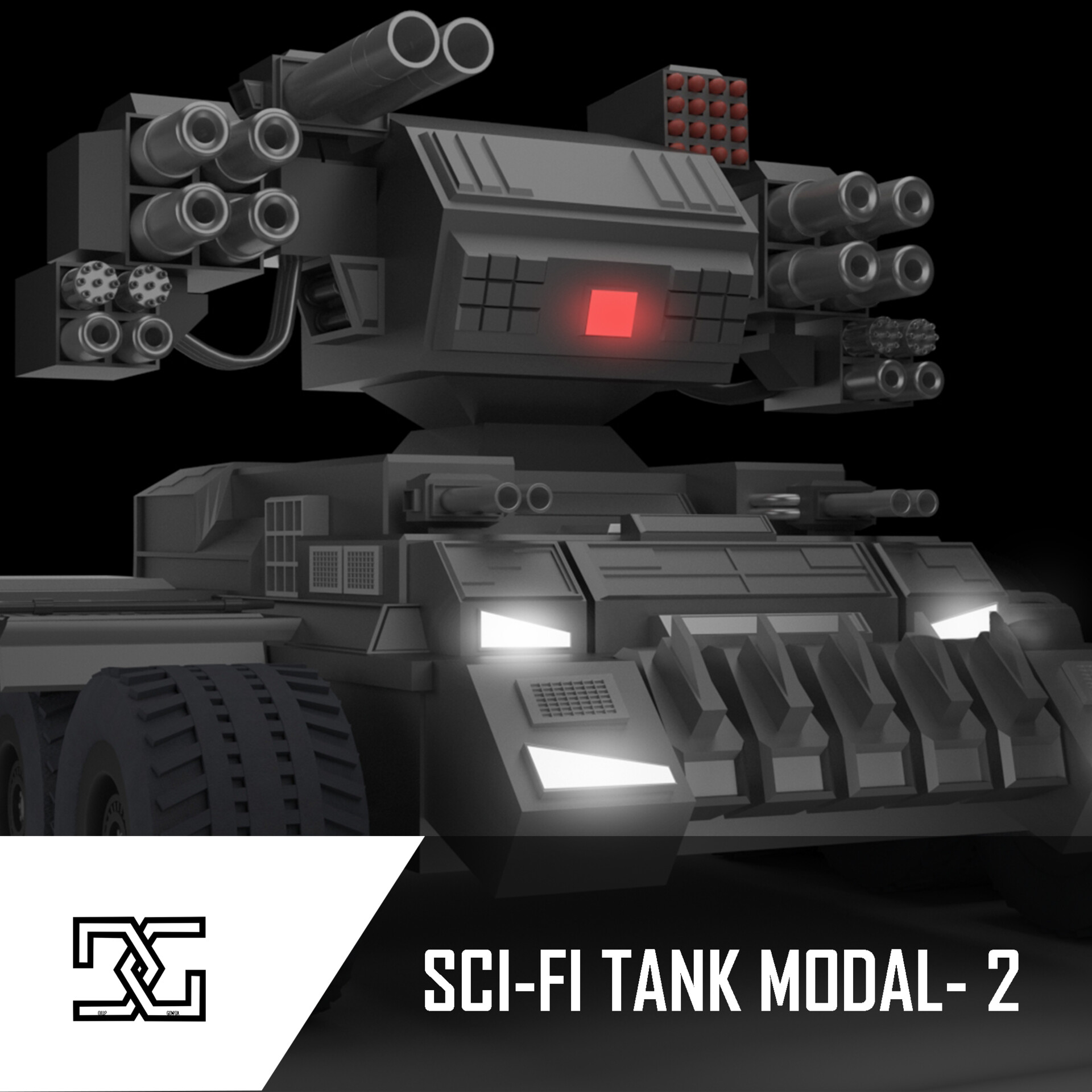 ArtStation - Sci fi tank 2