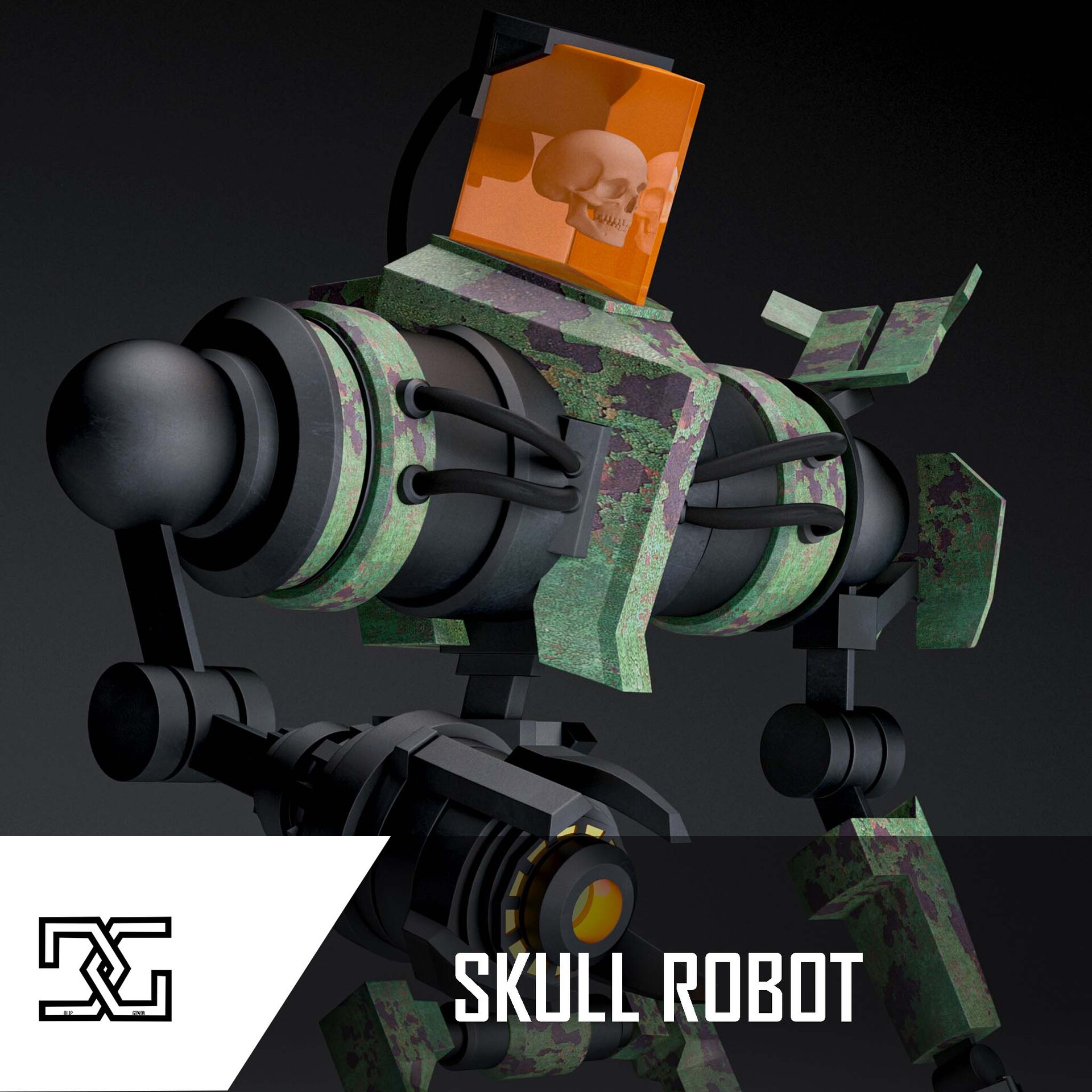 ArtStation - SKULL ROBO