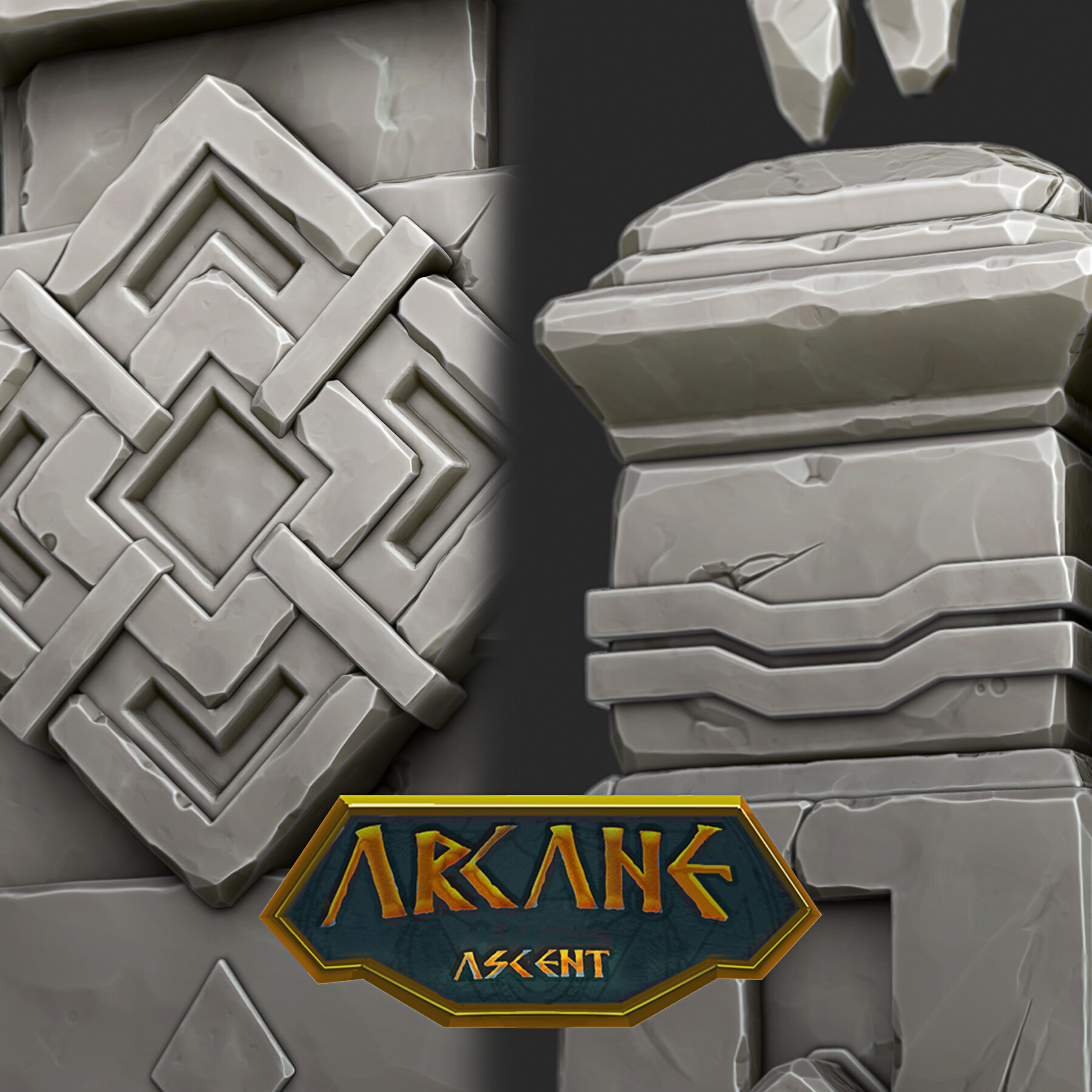 ArtStation - Arcane Ascent Architectural Pieces