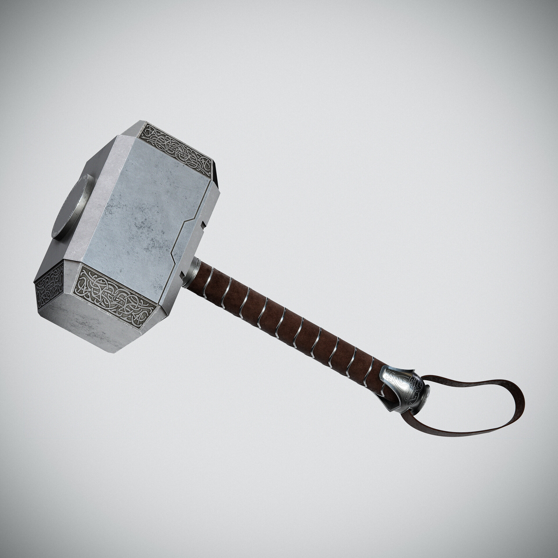 ArtStation - Thor's Mjolnir from the MCU (3D fanart)