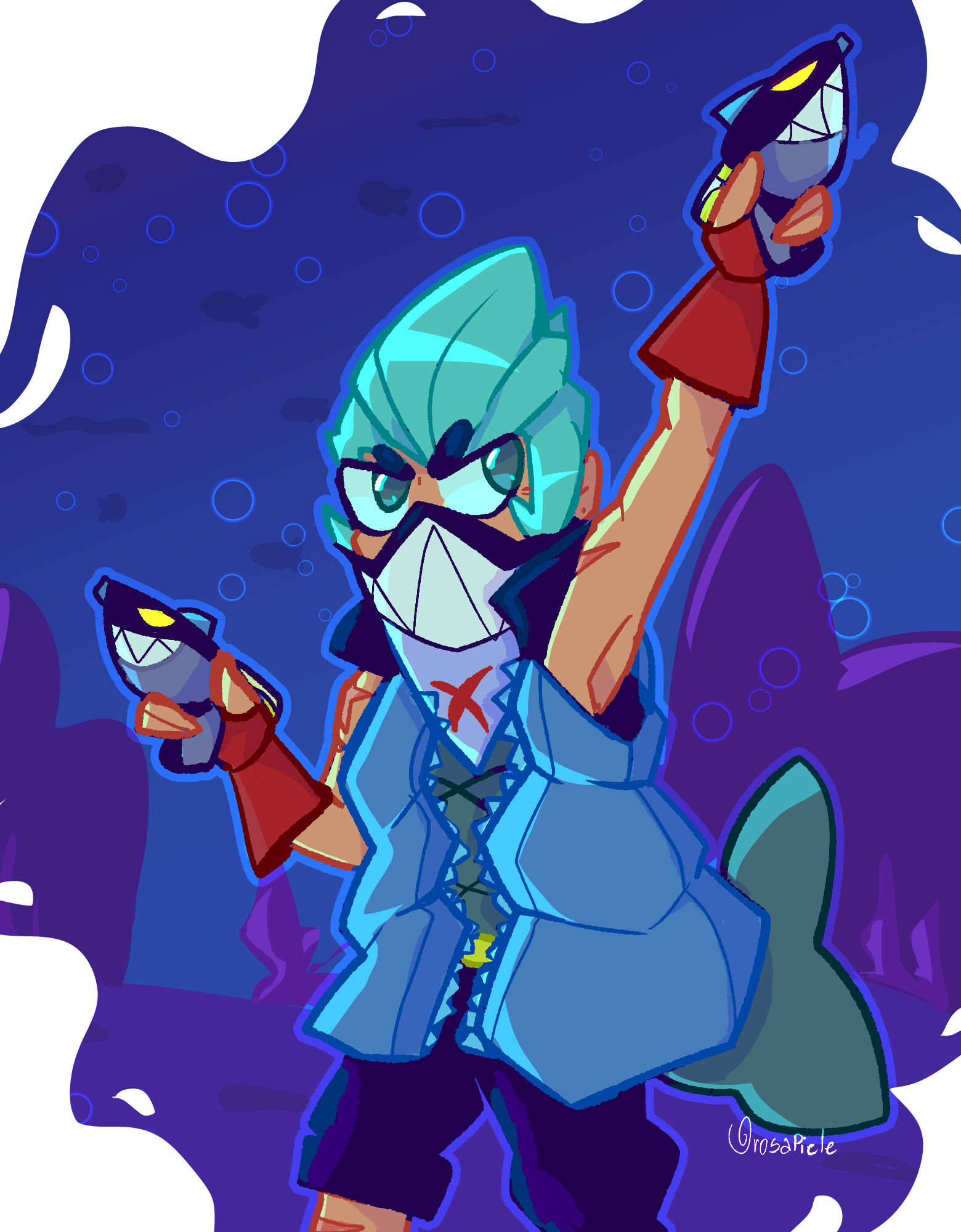 ArtStation - Shark Tooth Colt (Brawl Stars)