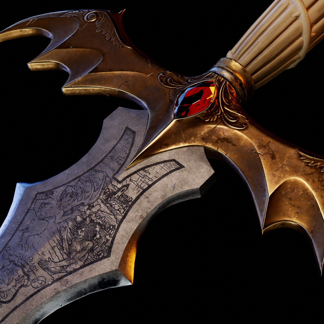 ArtStation - Vampire-Styled Longsword (2022)