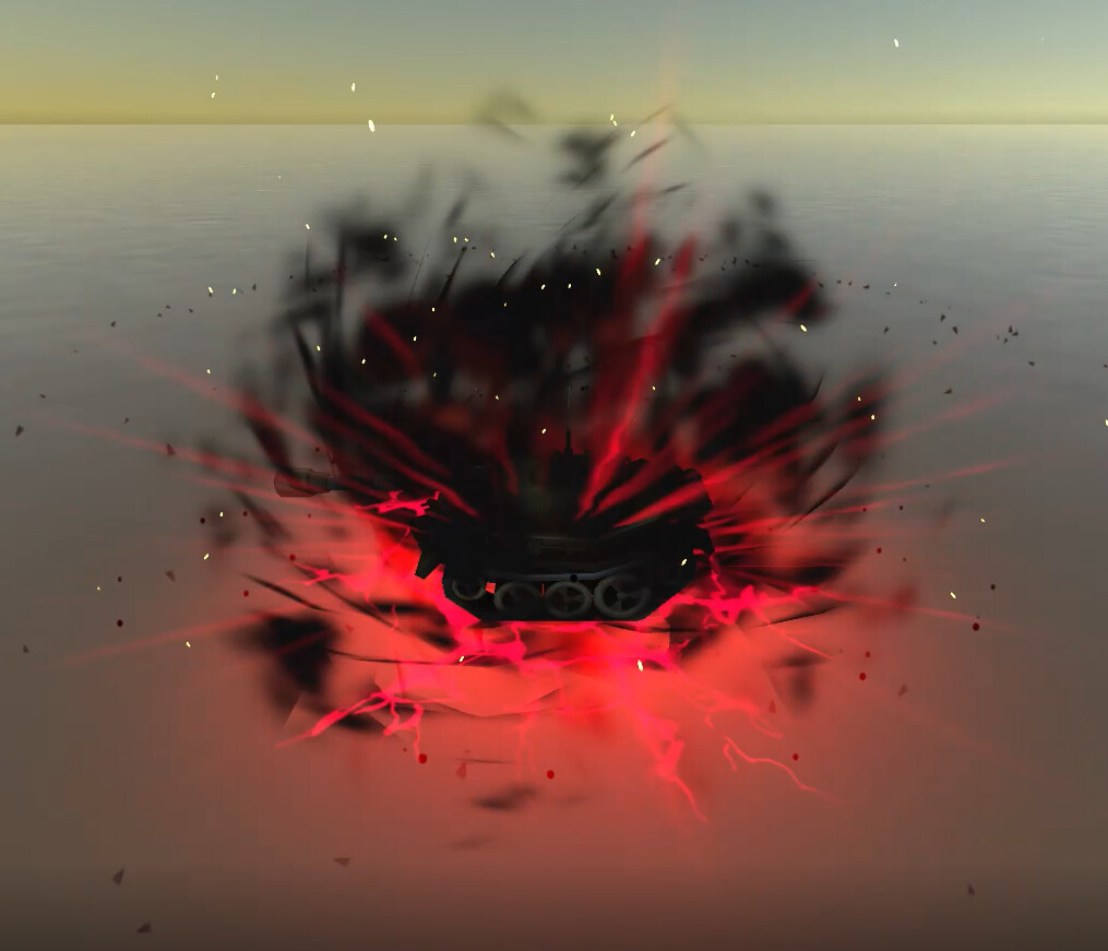 ArtStation - VFX tank explosion