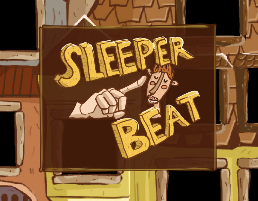 ArtStation - Sleeper Beat. Prototype of a mobile game