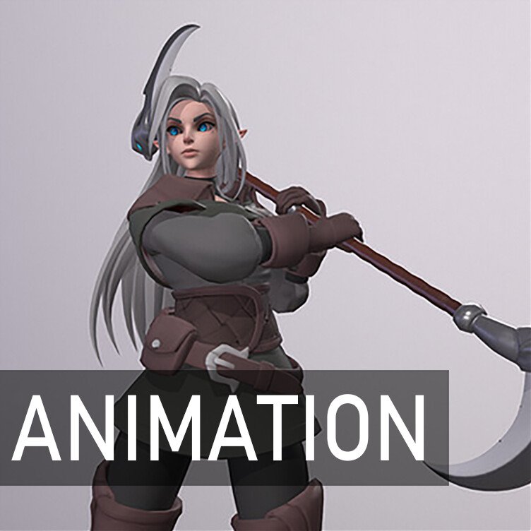 ArtStation - Azri Scythe Attack Animation
