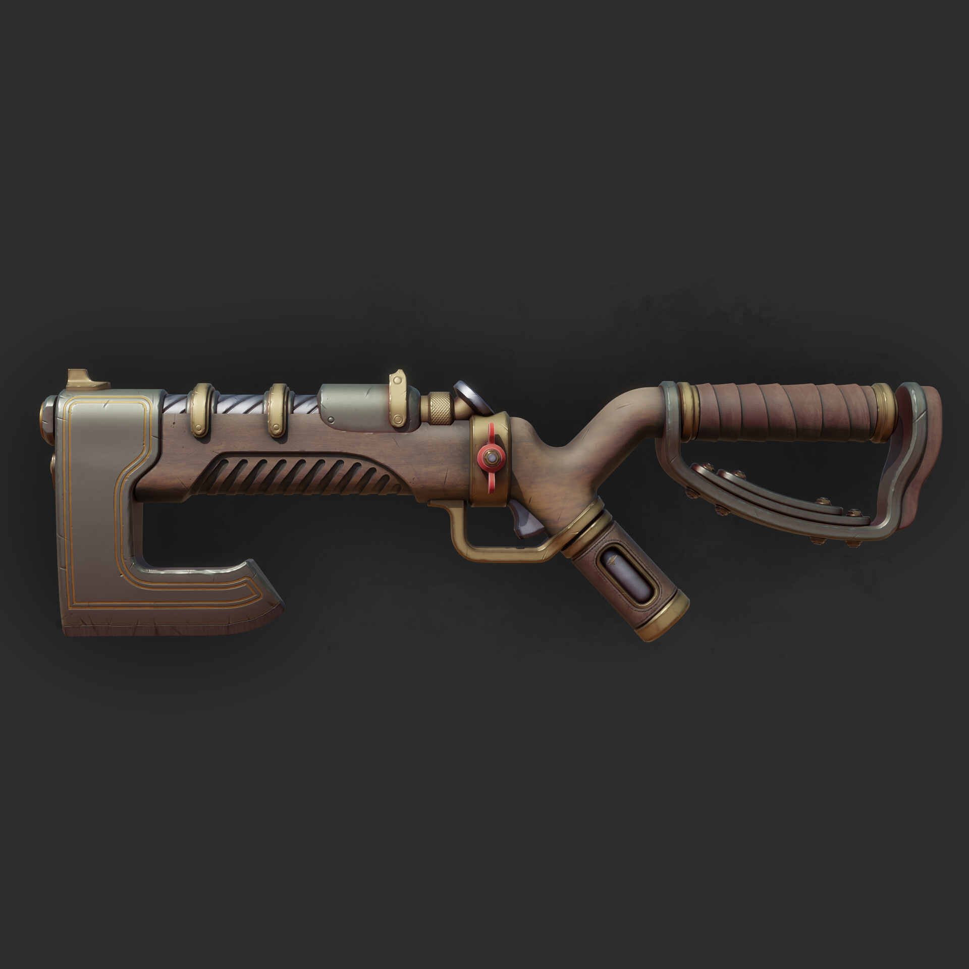 ArtStation - Dwarven Rifle