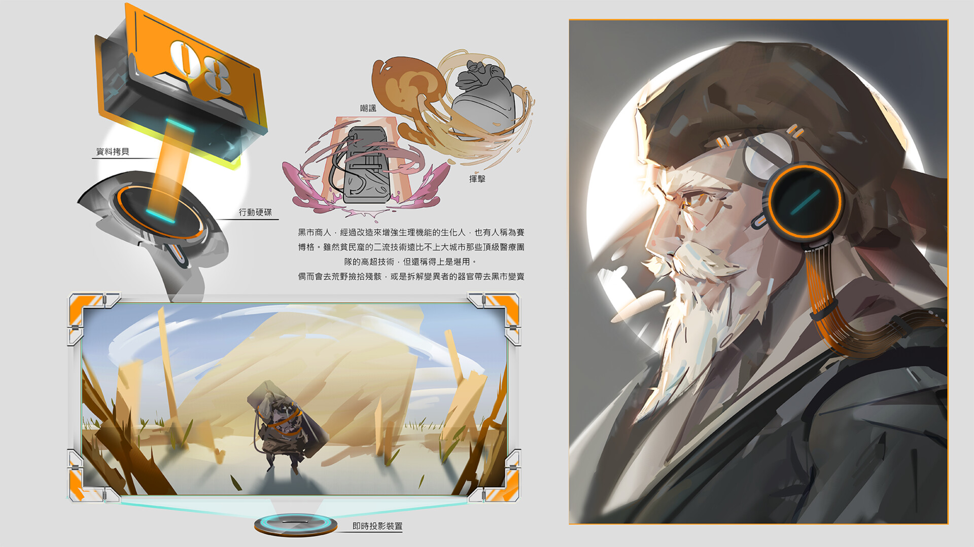 ArtStation - Character design/Guns