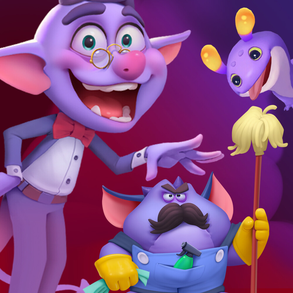 ArtStation - Lucy’s Ville: Fabulous Merge - Character Animation - Part II