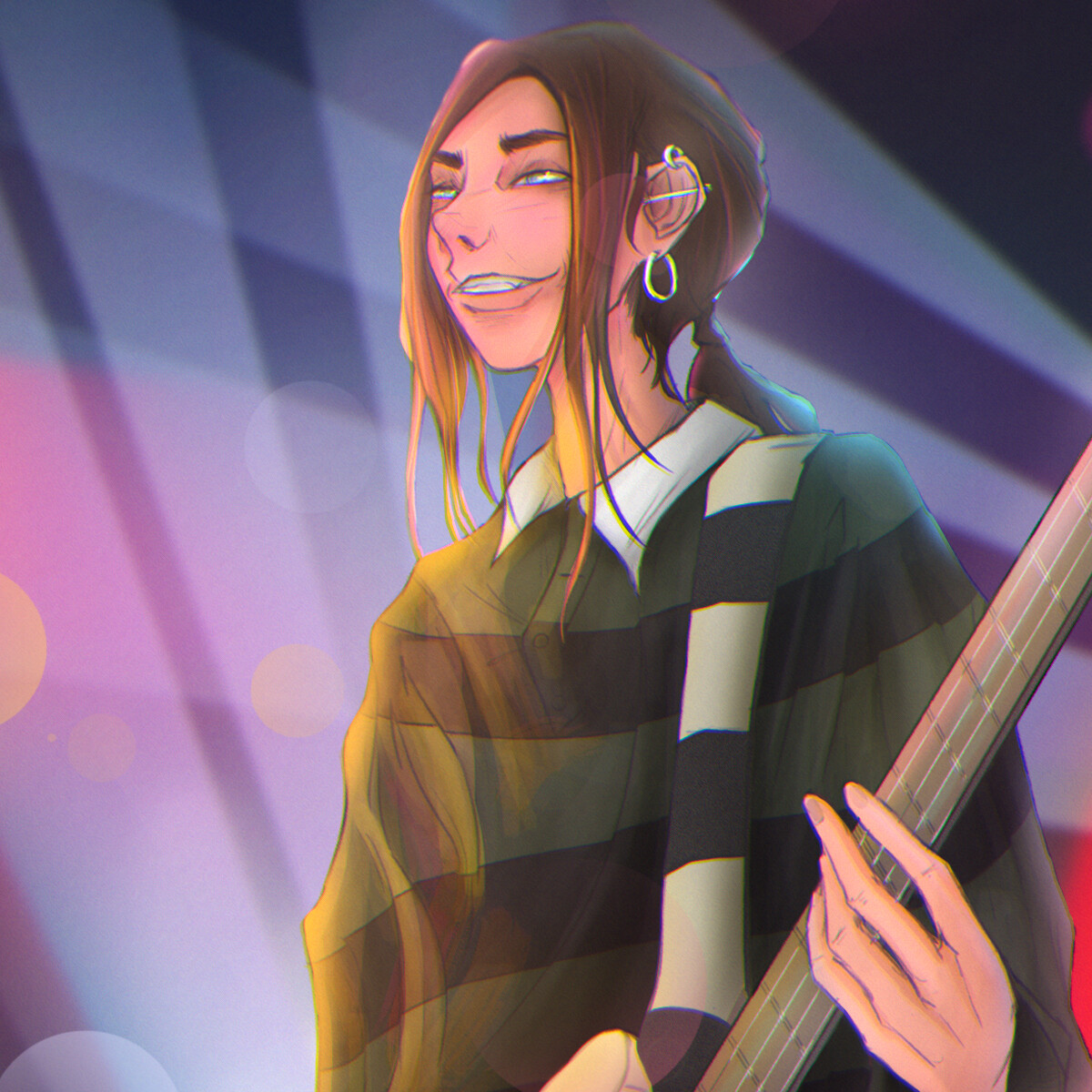 ArtStation - Guitar girl drawing 🎸