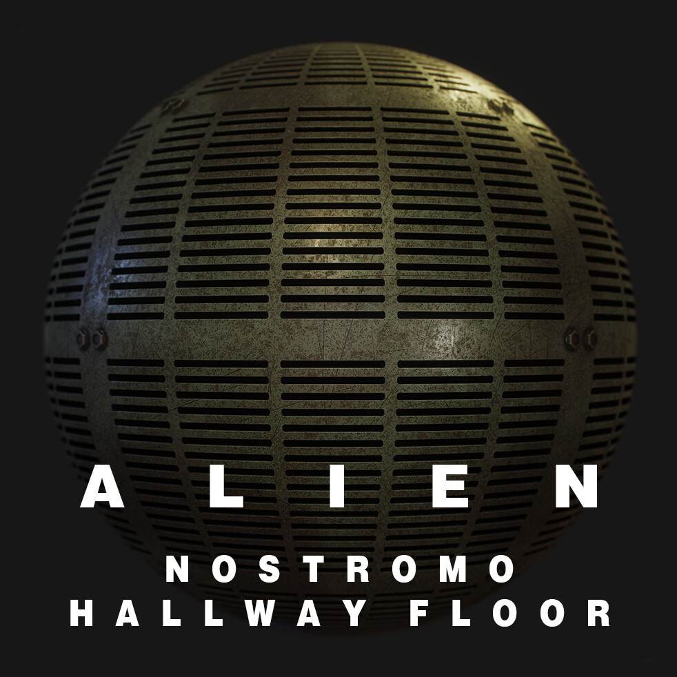 ArtStation - Nostromo Hallway Floor Material
