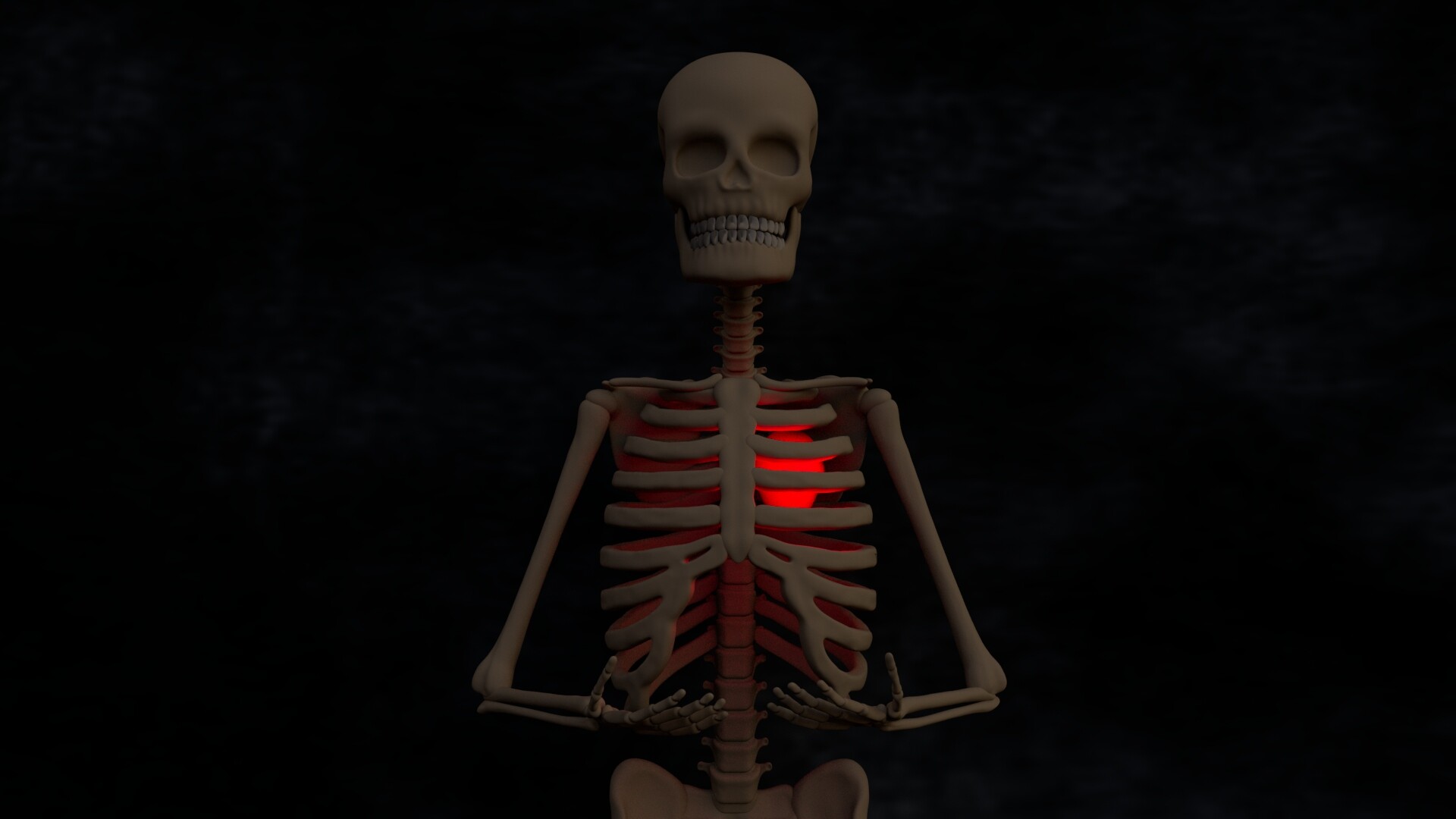 ArtStation - Heart in skeleton