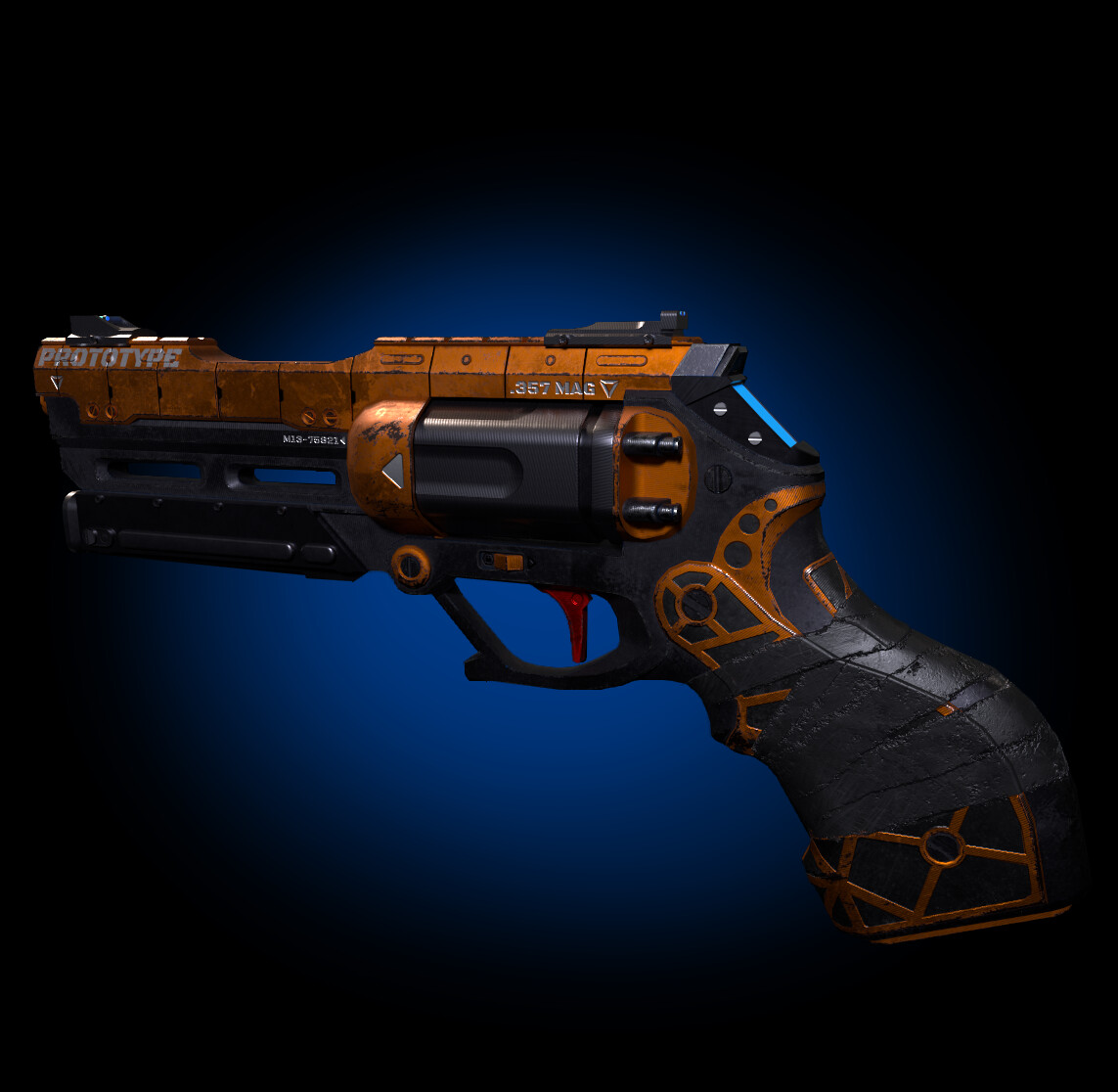 ArtStation - Prototype Revolver