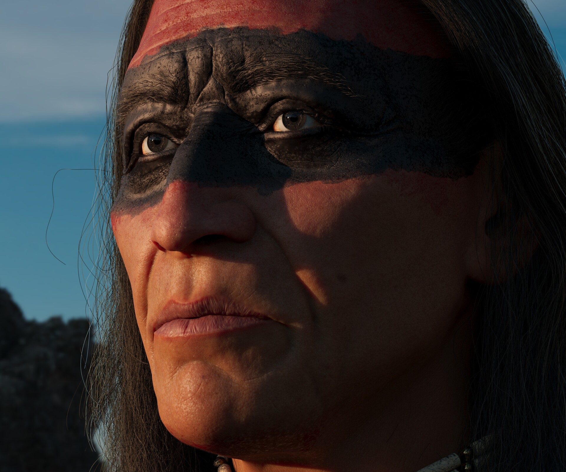 ArtStation - Native American Red Skin