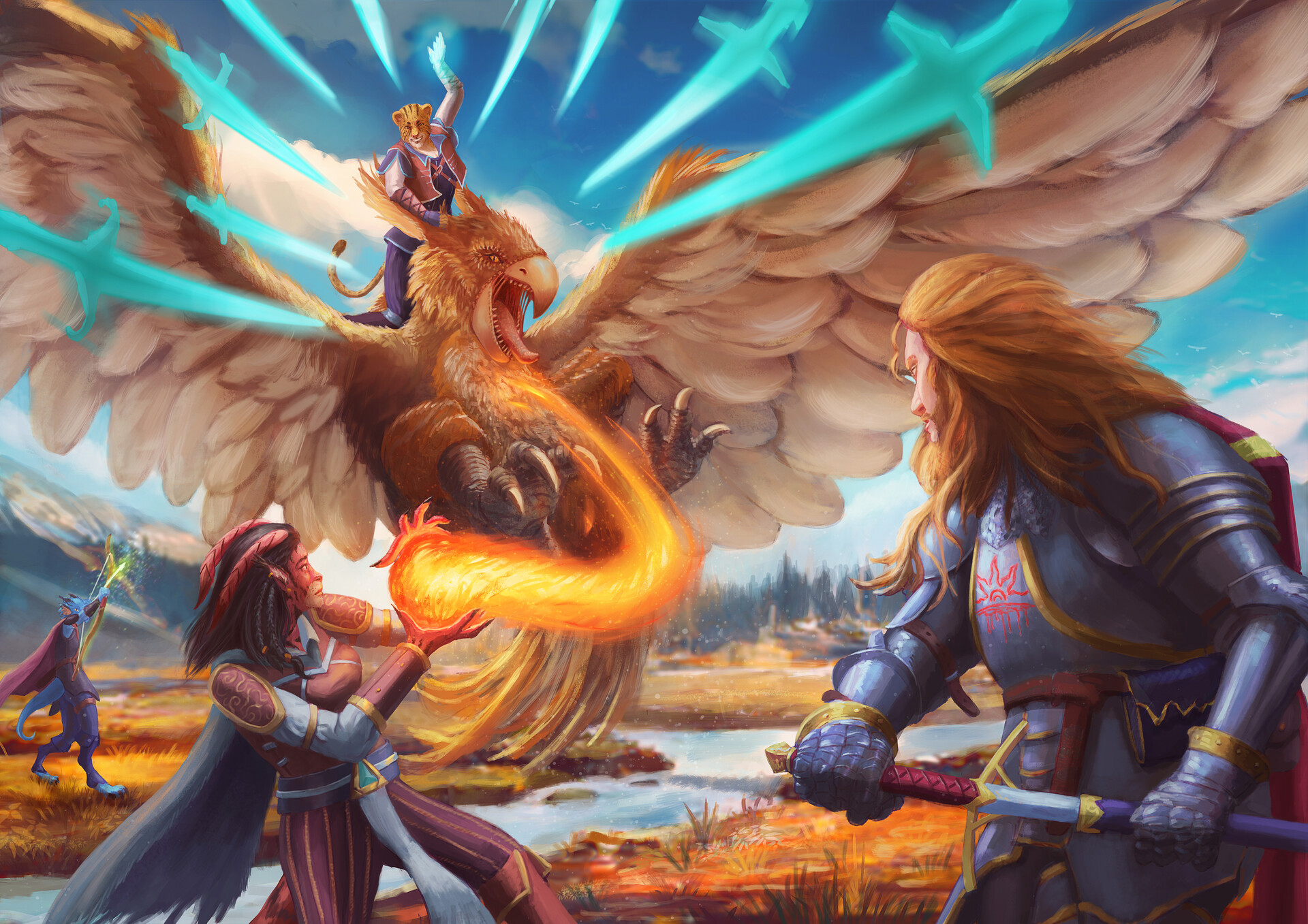 ArtStation - Ashal Dayem - Dnd battle commission