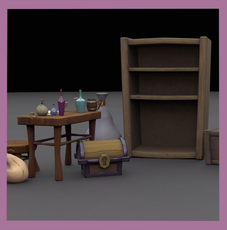 ArtStation - Fantasy Props - Dungeons And Dragons