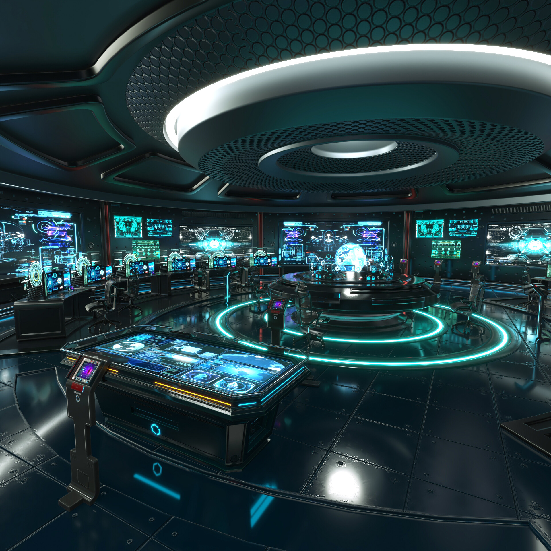 ArtStation - Sci Fi Interior Station