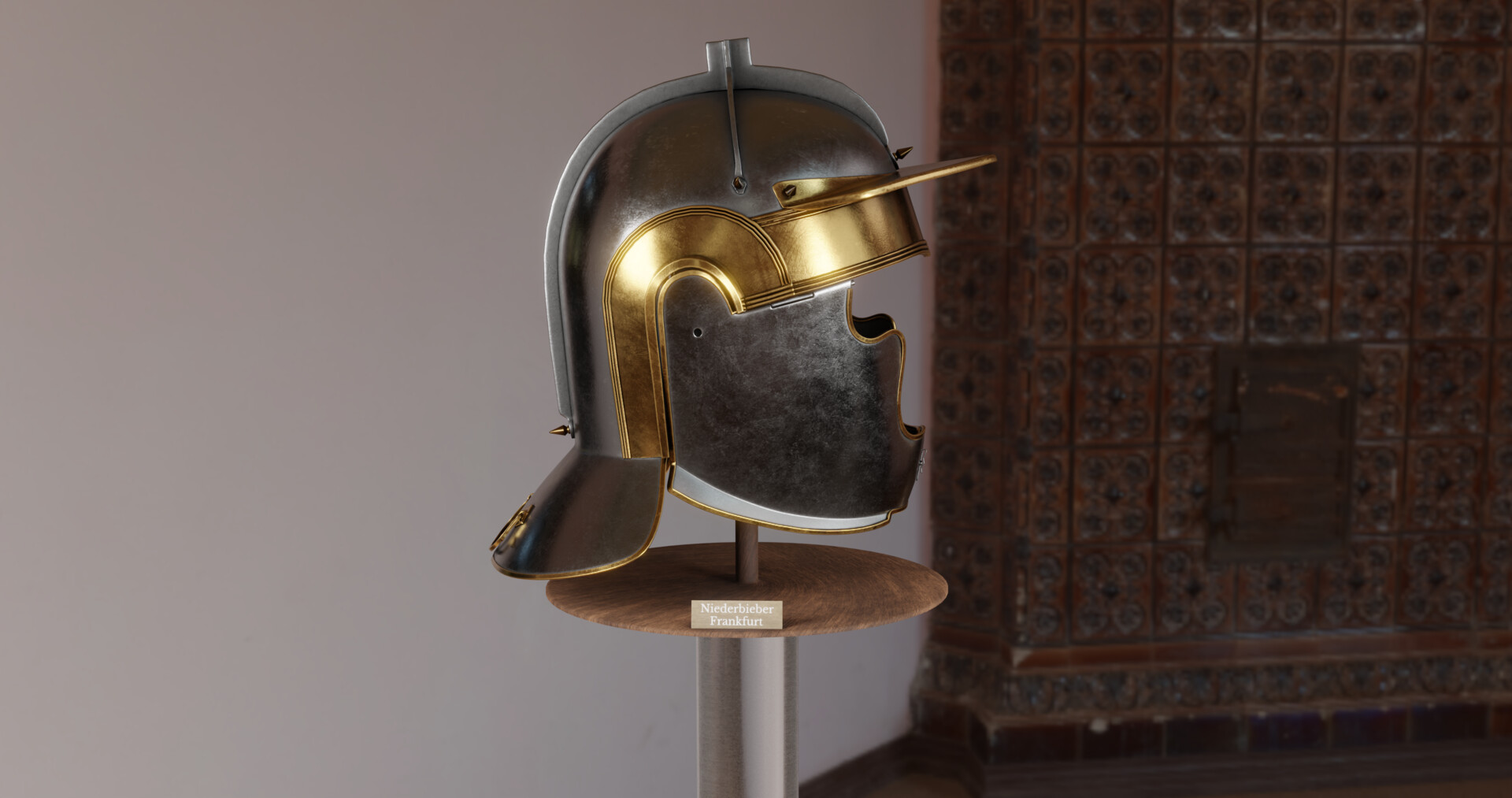 ArtStation - Niederbieber Frankfurt Roman Helmet