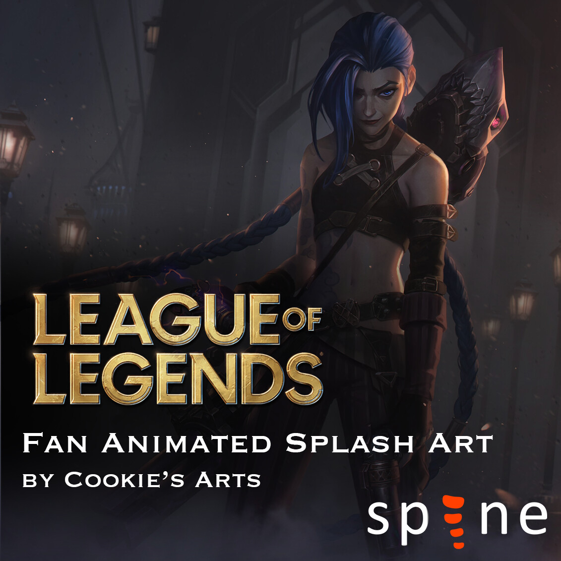ArtStation - Arcane Jinx - Fan Animated Splash Art