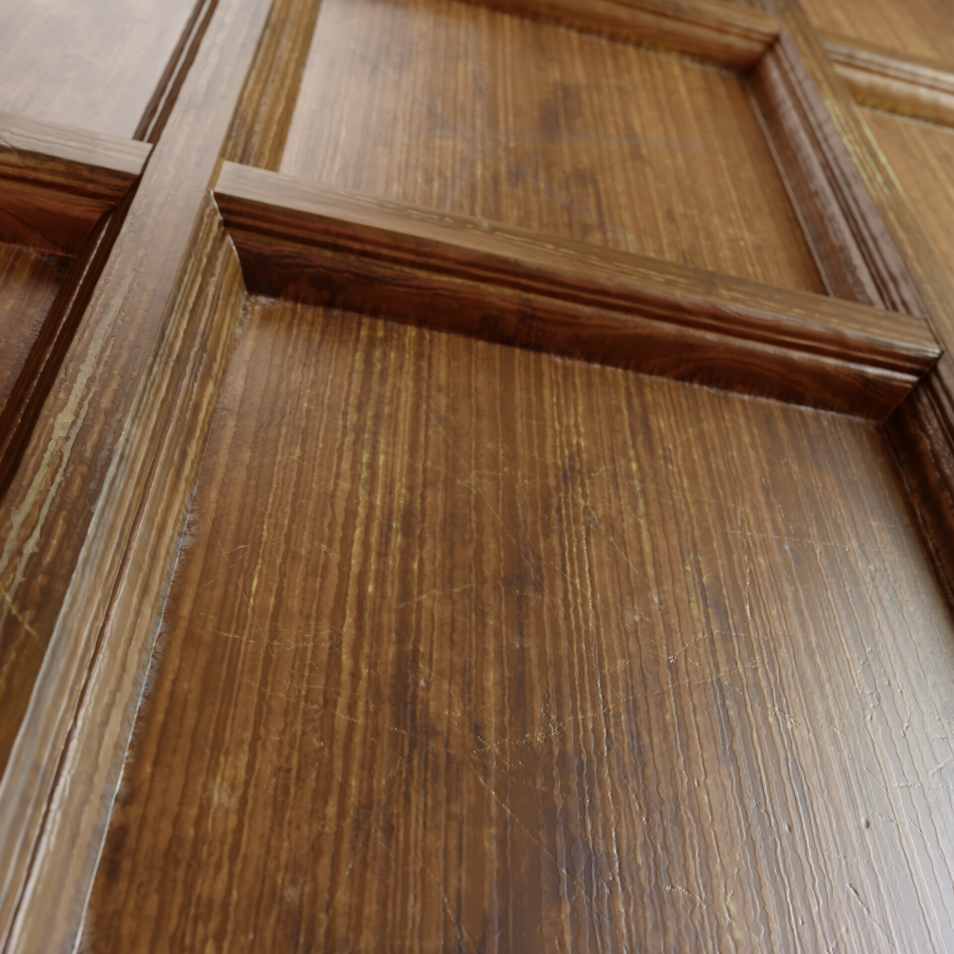 ArtStation - Worn Out Wooden Panels Material