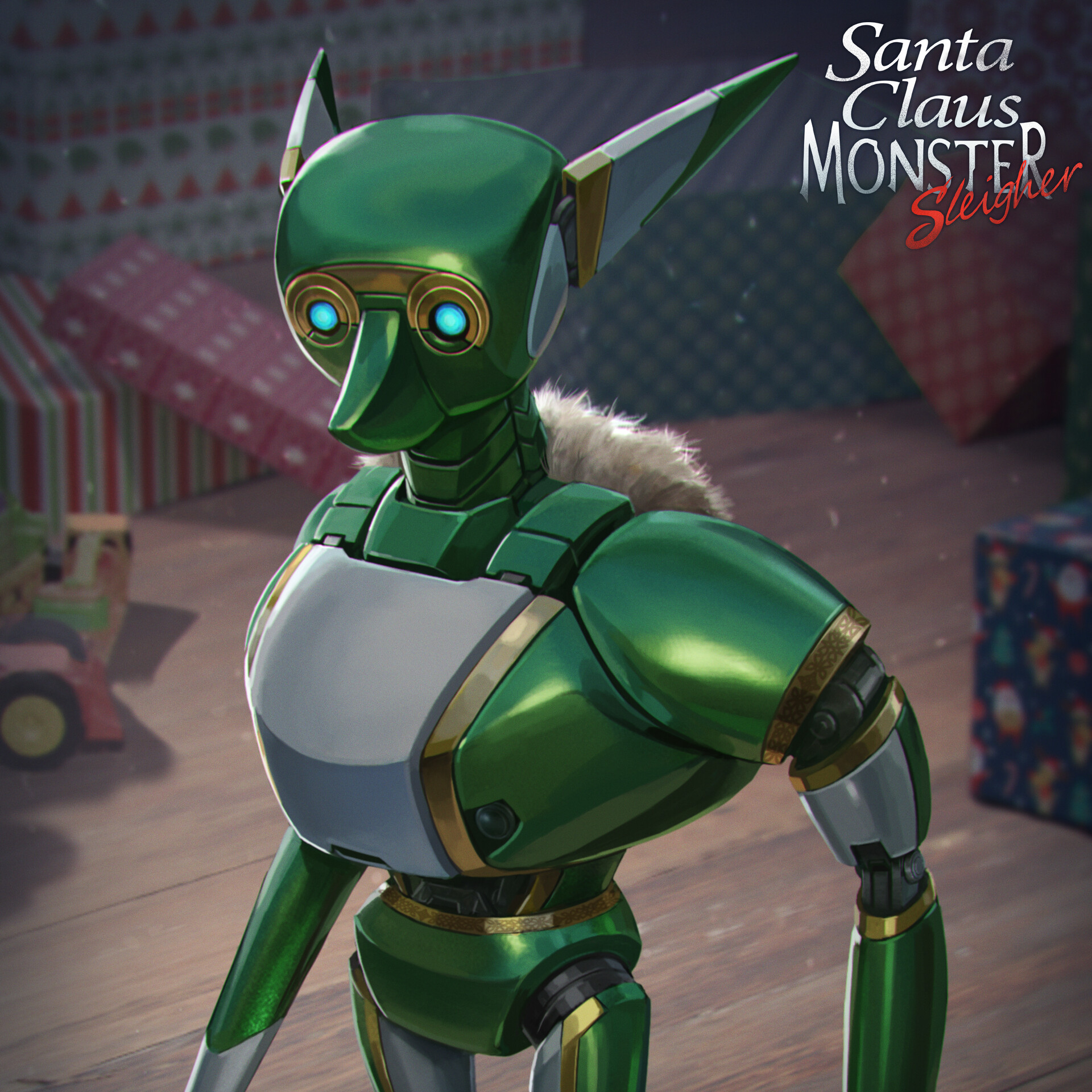ArtStation - Santa Claus Monster Sleigher - LVS