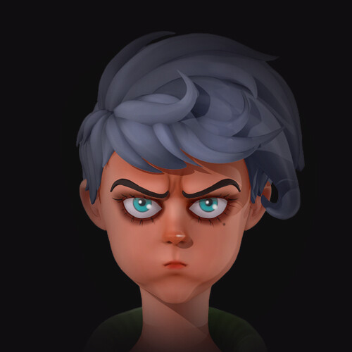 ArtStation - Grumpy girl