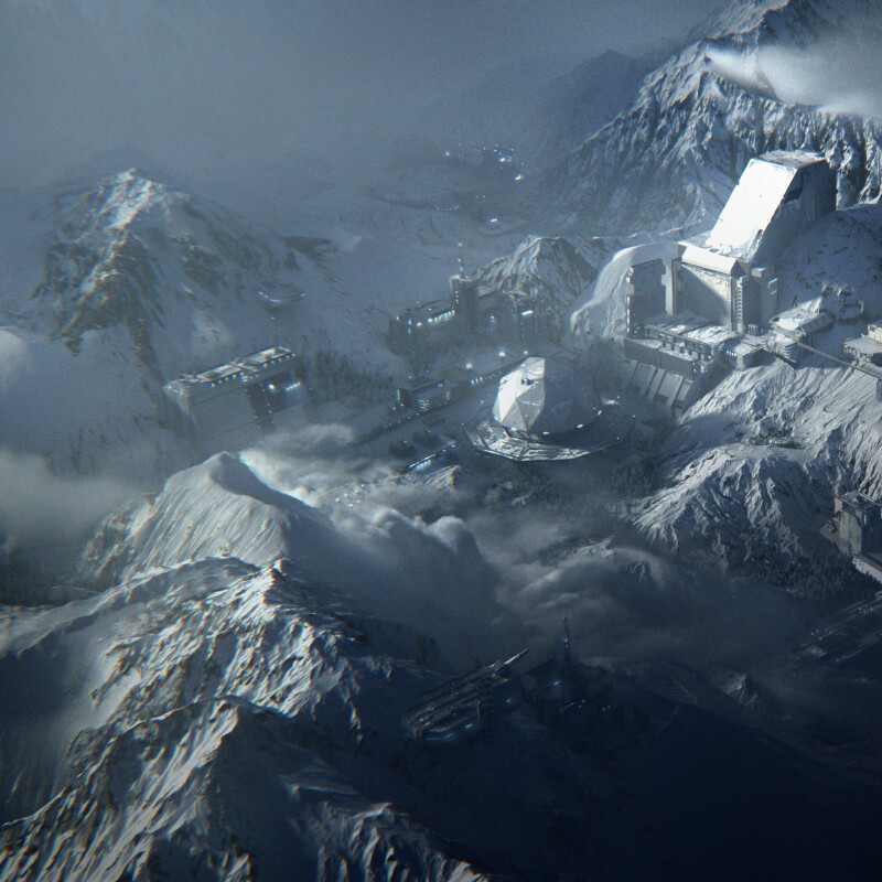 ArtStation - Snowy Base