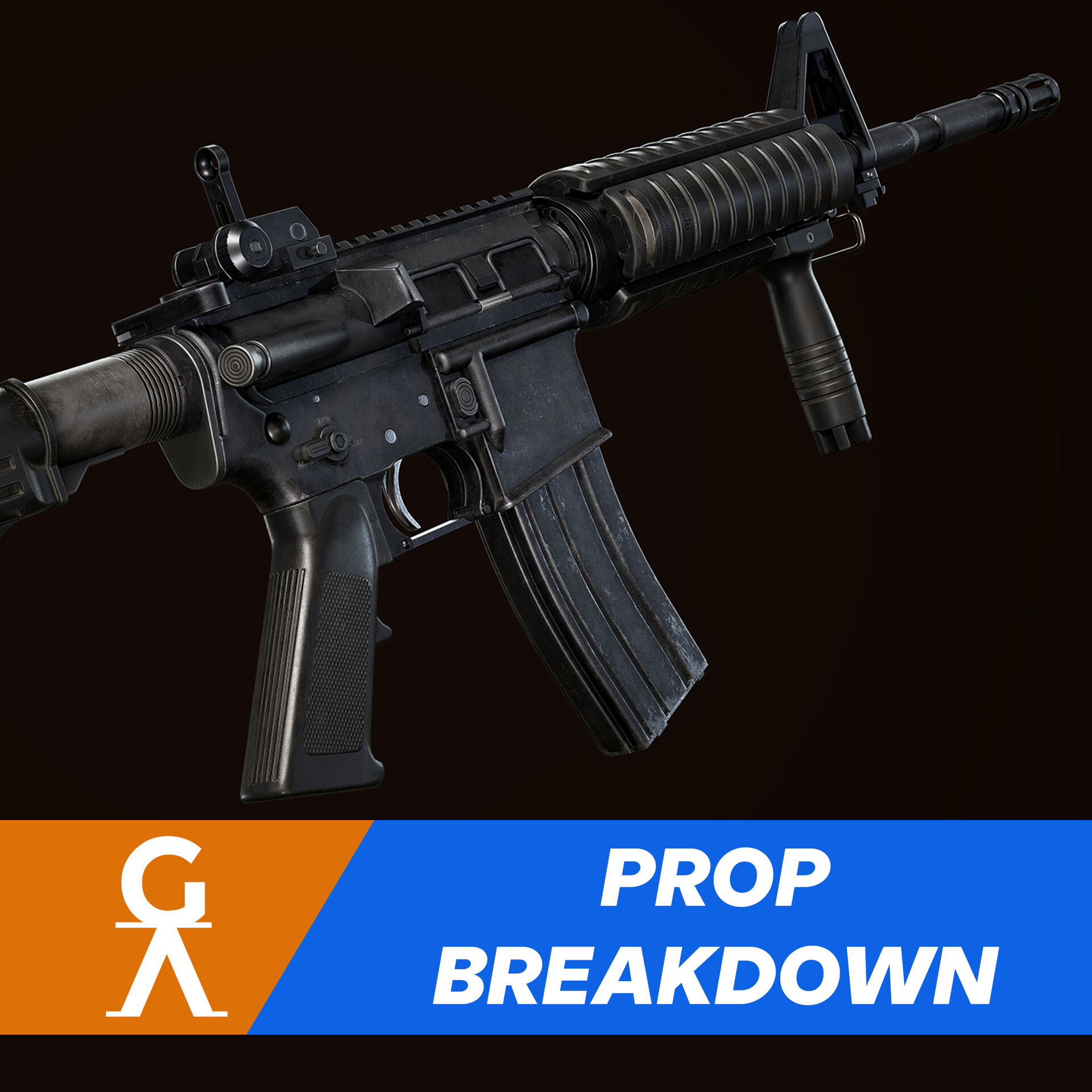ArtStation - M4 Gun - Prop Breakdown - Tatiana Castanheira