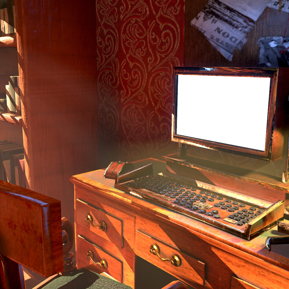 ArtStation - Sherlock Holmes's Office