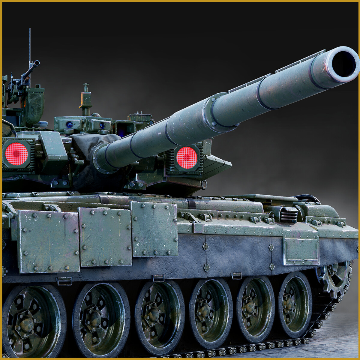 ArtStation - Main Battle Tank T-90A