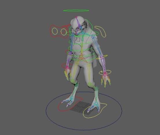 ArtStation - Rigging aliens practice