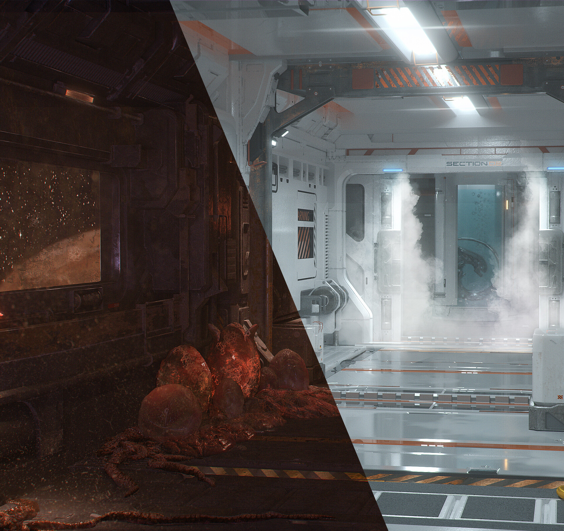 ArtStation - Sci fi shuttle interior