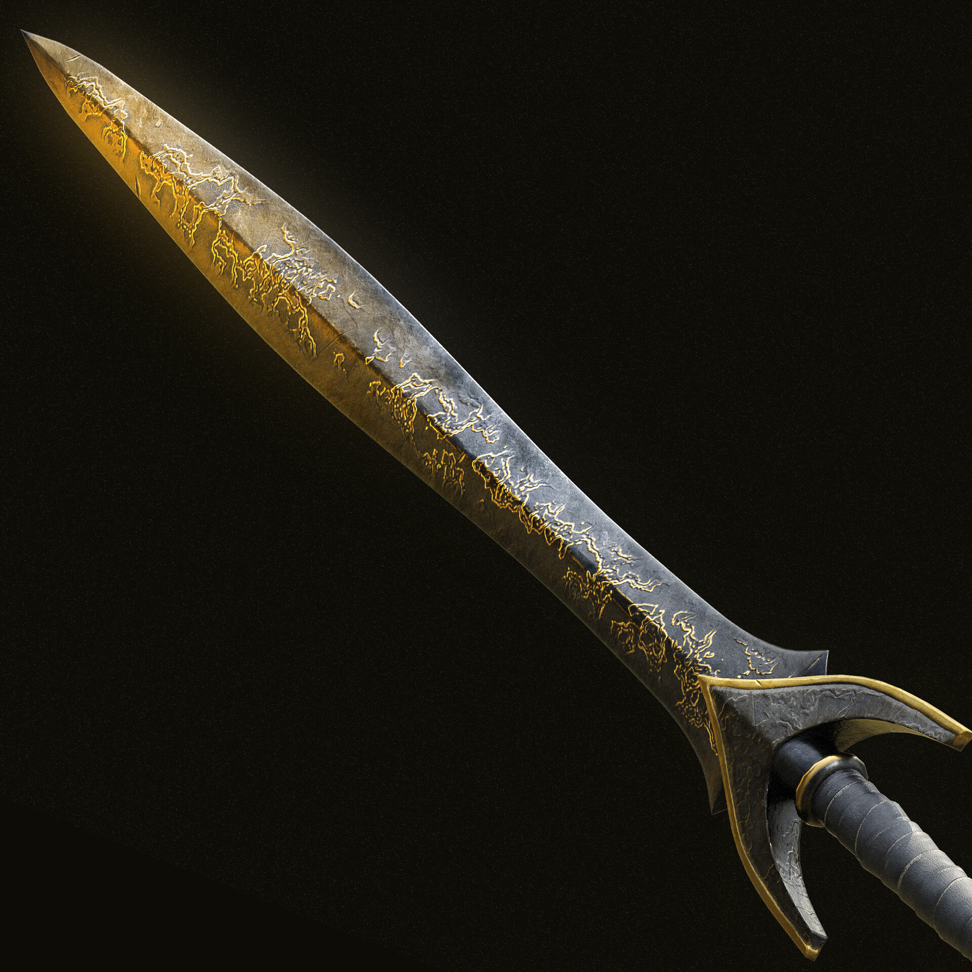 ArtStation - Golden Short Sword