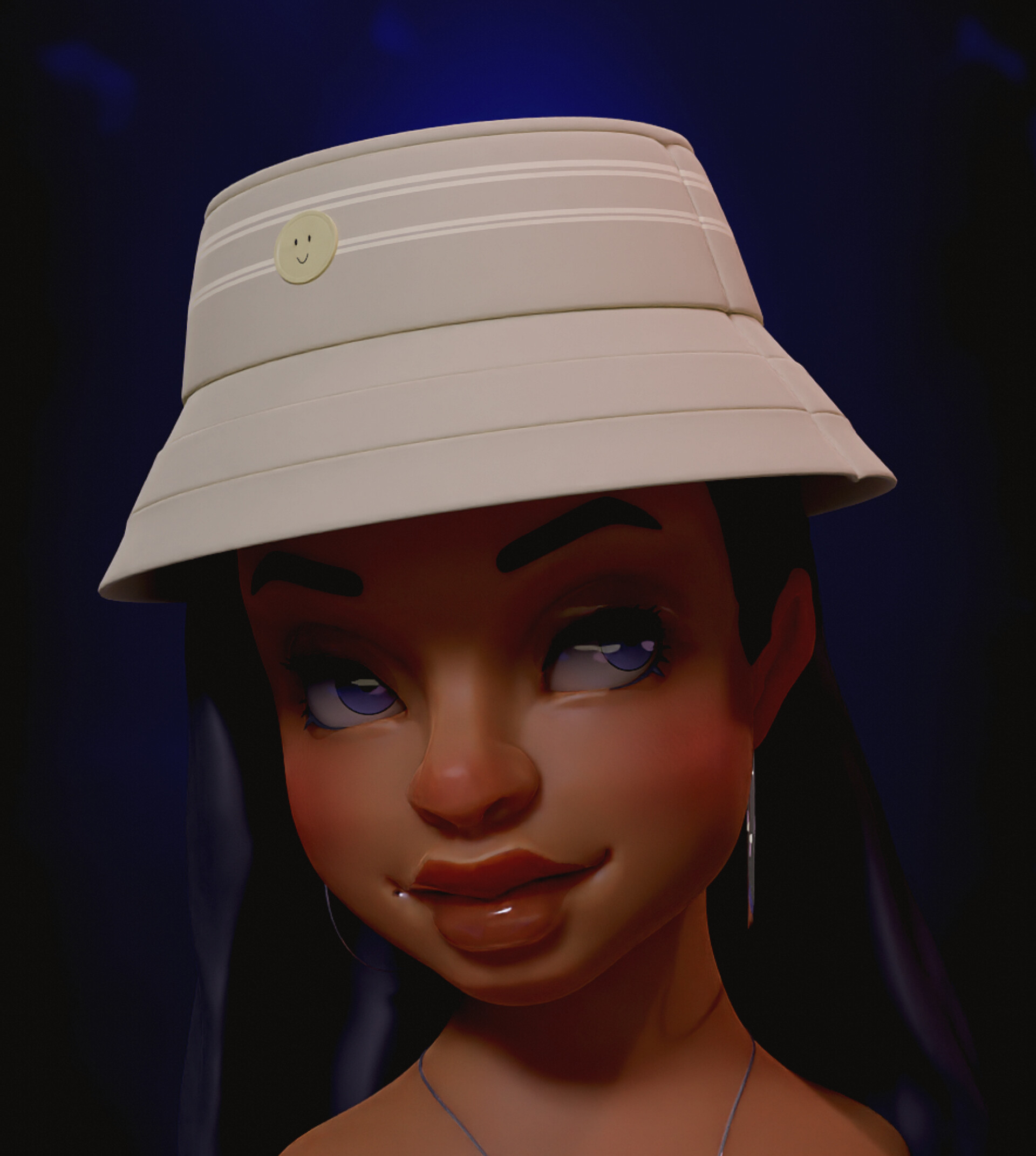ArtStation - Bucket Hat Girl