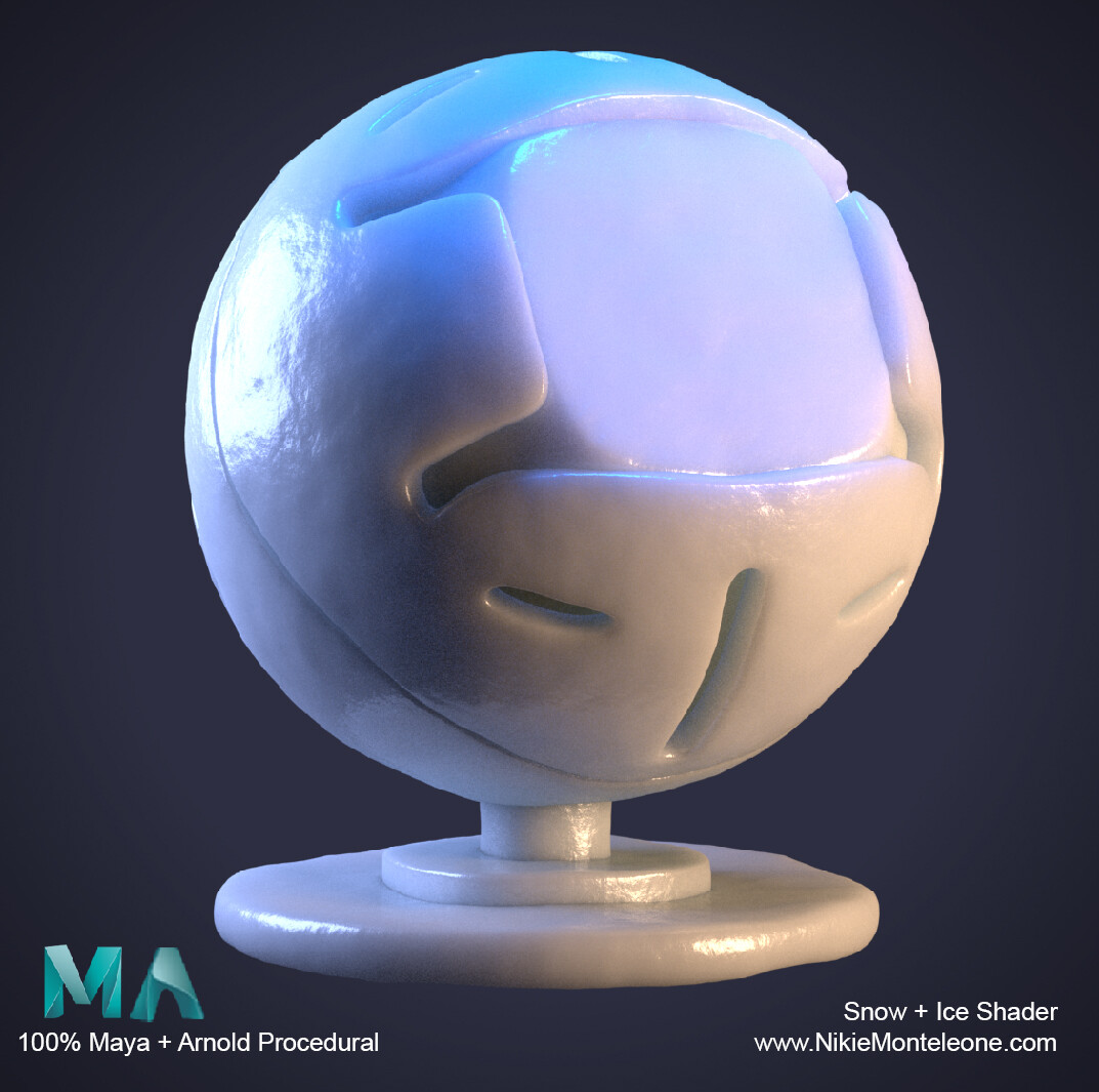 ArtStation - Procedural Snow + Ice Shader