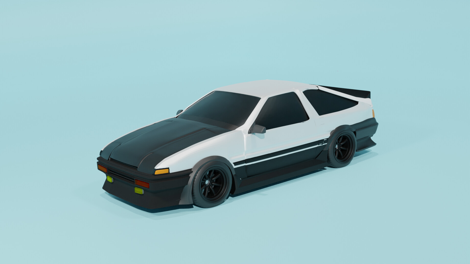 ArtStation - 3D Modelling of Toyota AE86