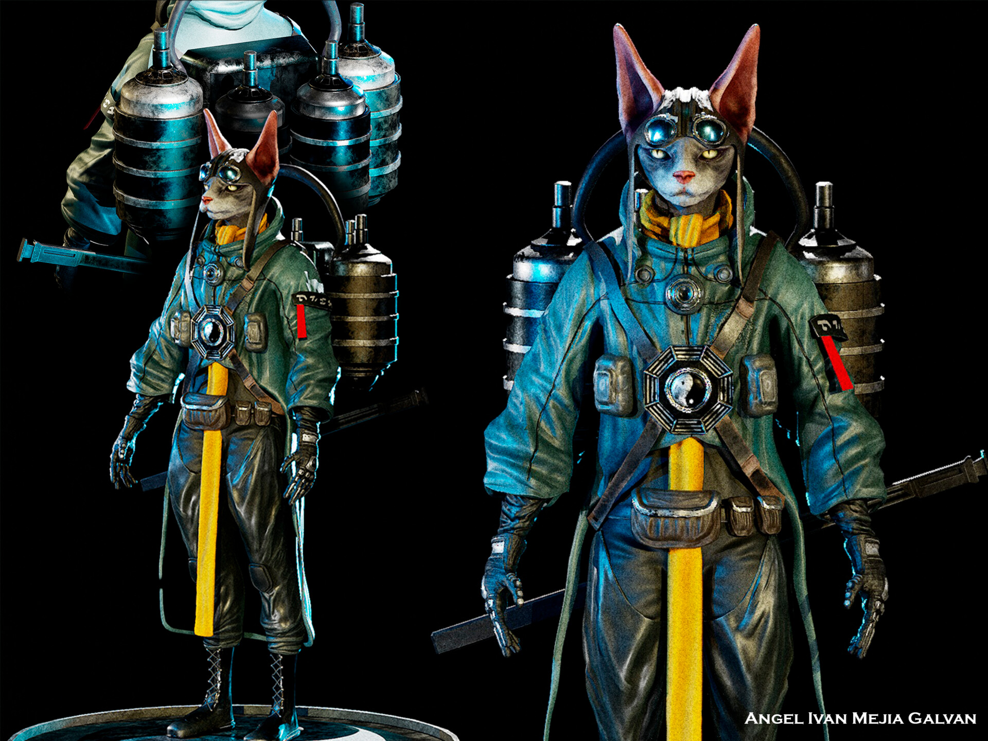 ArtStation - Agent Cat