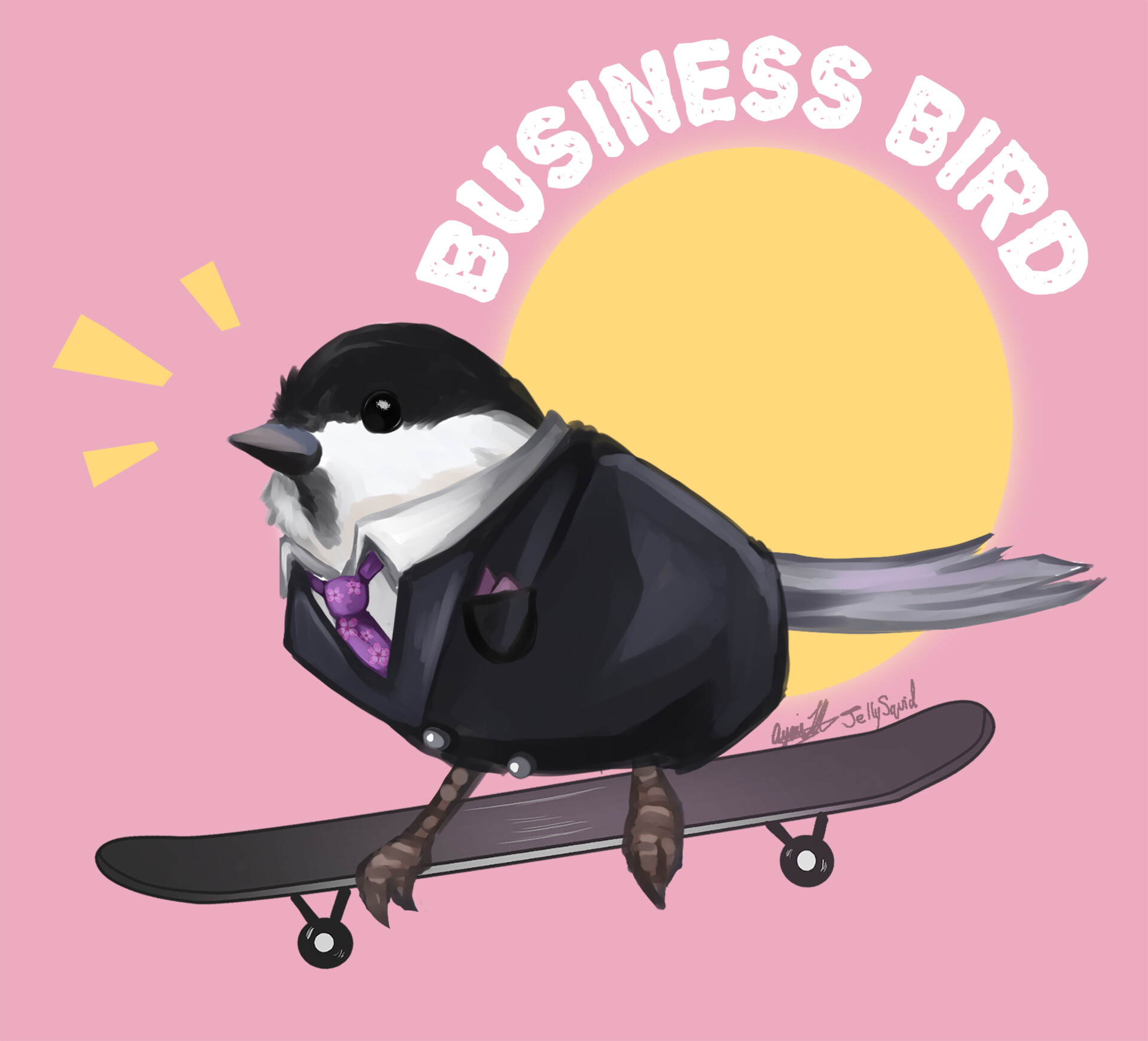 ArtStation - Business Bird Illustration