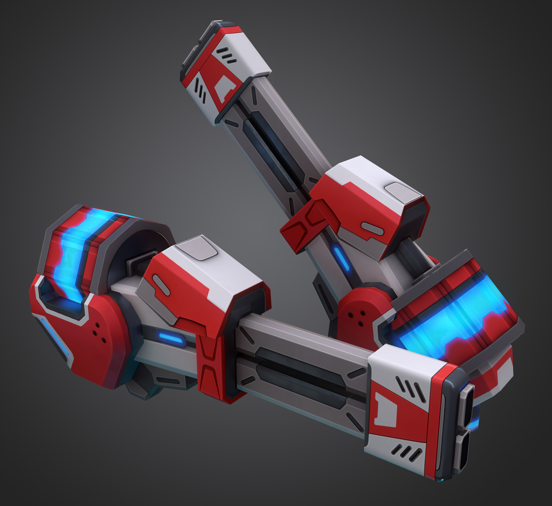 ArtStation - Stylized RailGun FunArt