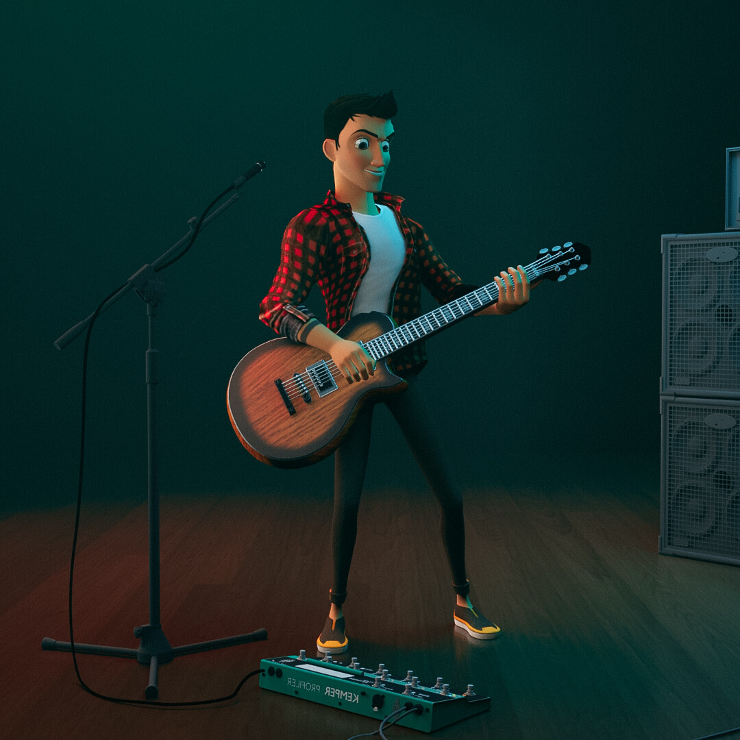 ArtStation - Guitar animation