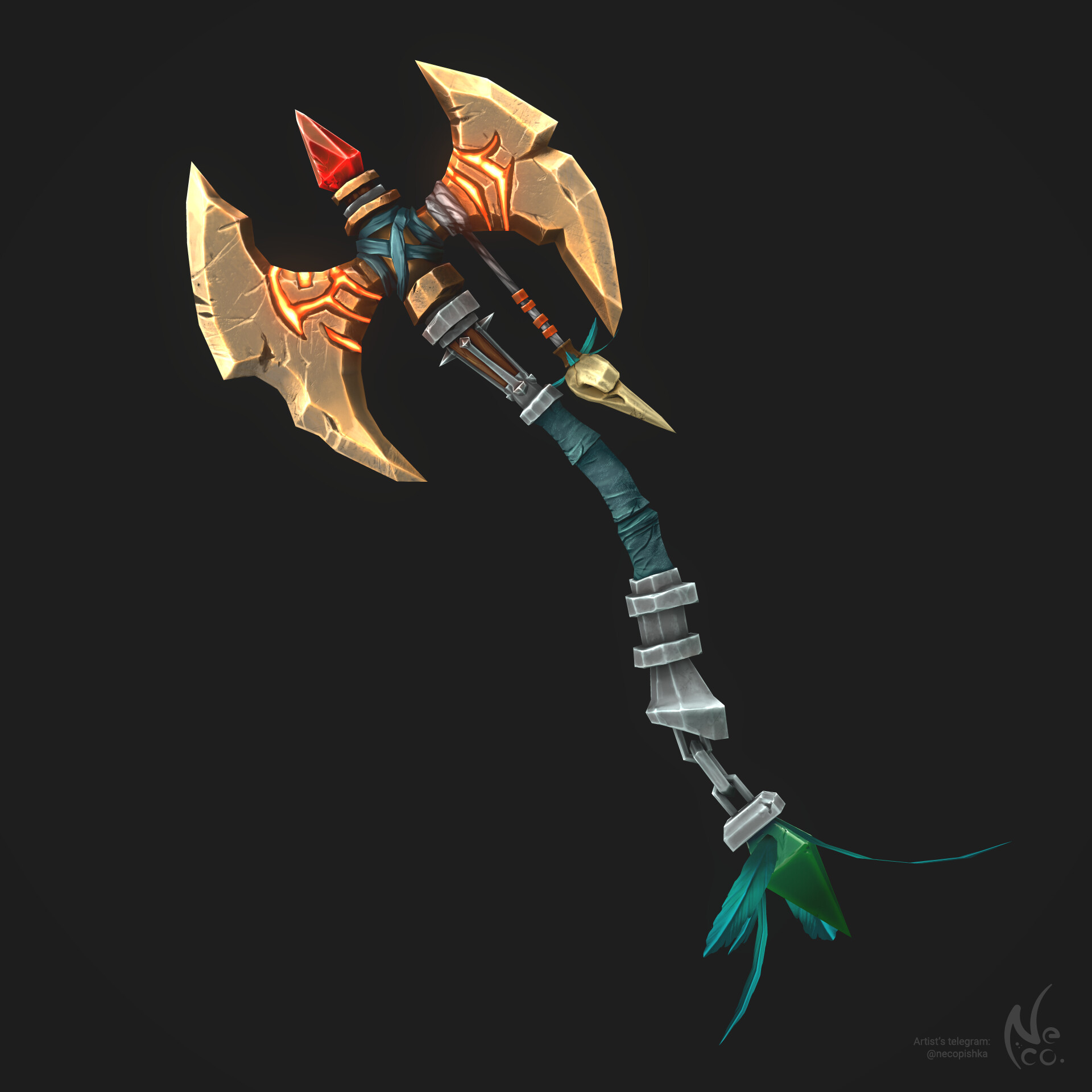 ArtStation - Axe Textures